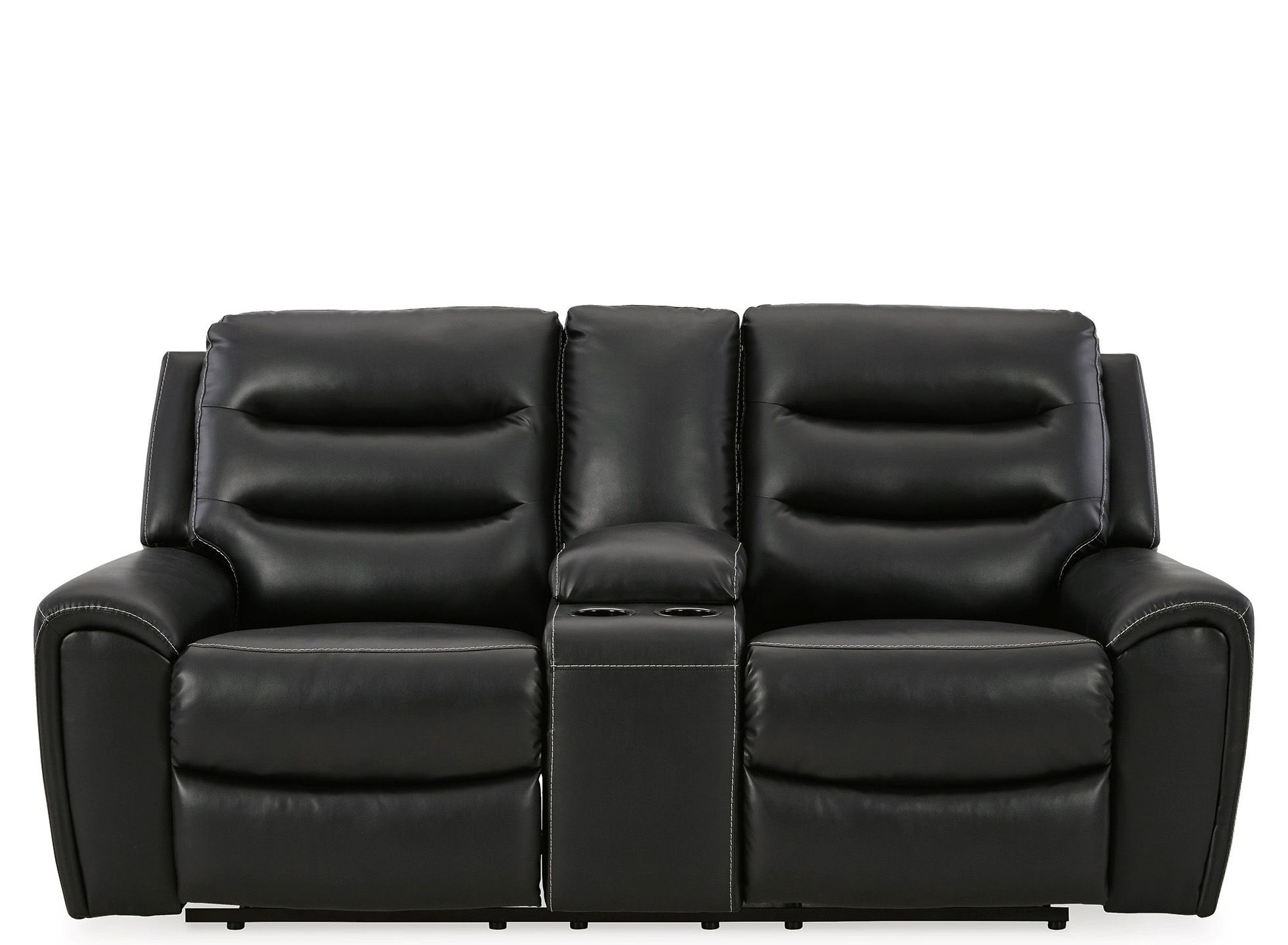 Warlin Power Reclining Loveseat with Console | Raymour & Flanigan