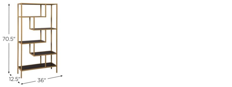 Frankwell Contemporary Bookcase | Raymour & Flanigan