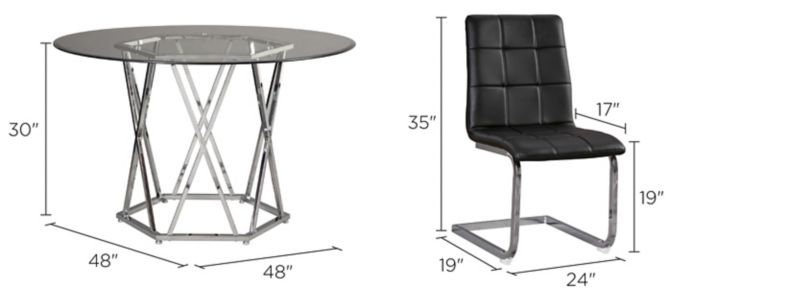 Madanere 5-pc. Dining Set | Raymour & Flanigan