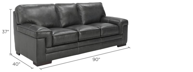 Colton Leather Sofa | Raymour & Flanigan