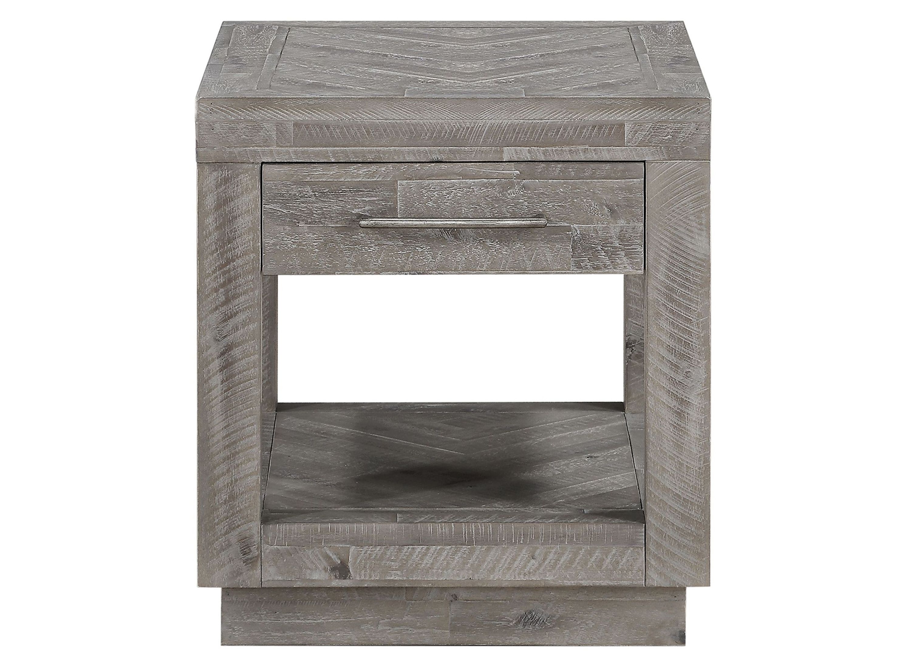 Alexandra Solid Wood One Drawer End Table | Raymour & Flanigan