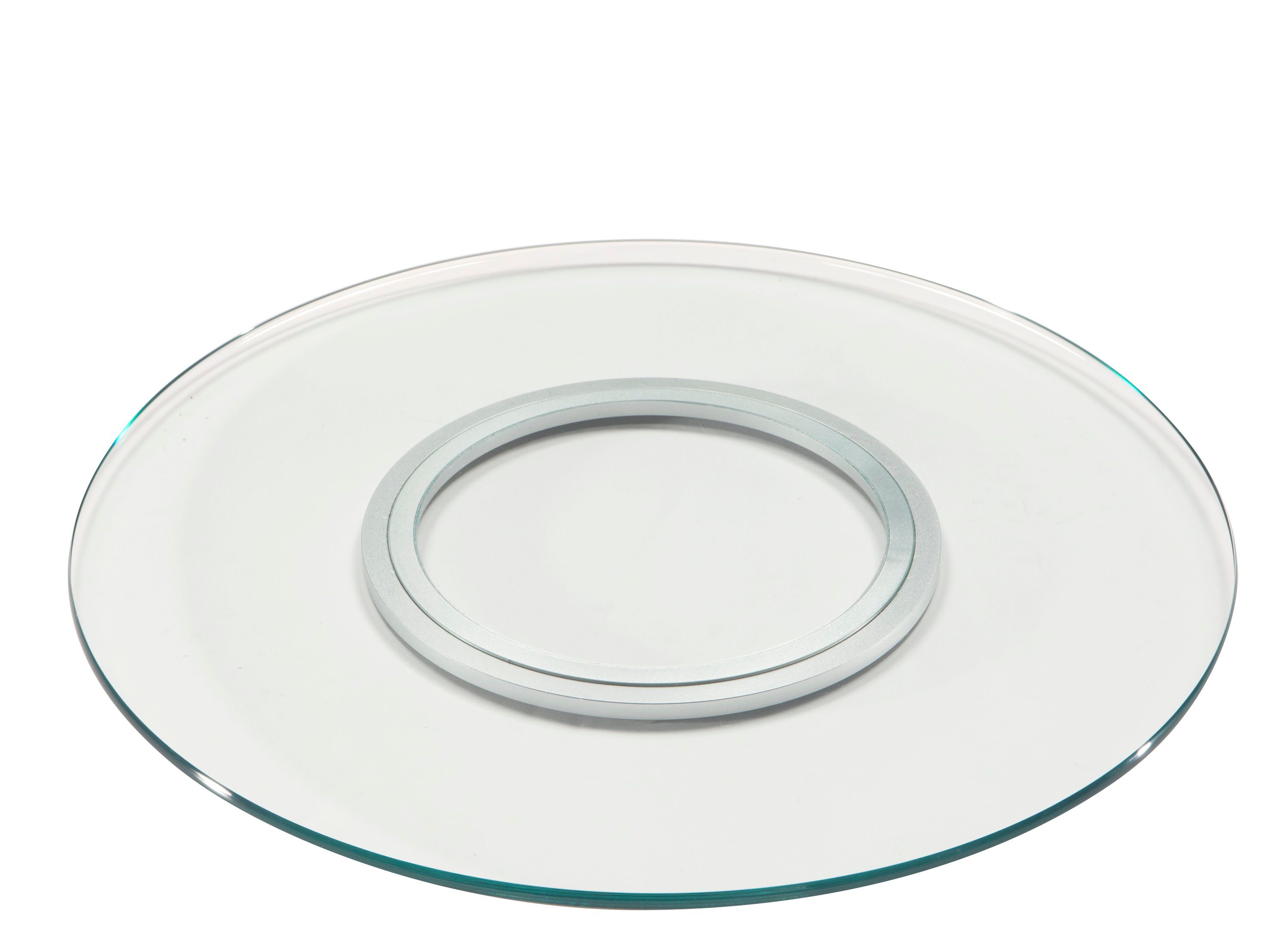 Clear Glass Lazy Susan | Raymour & Flanigan