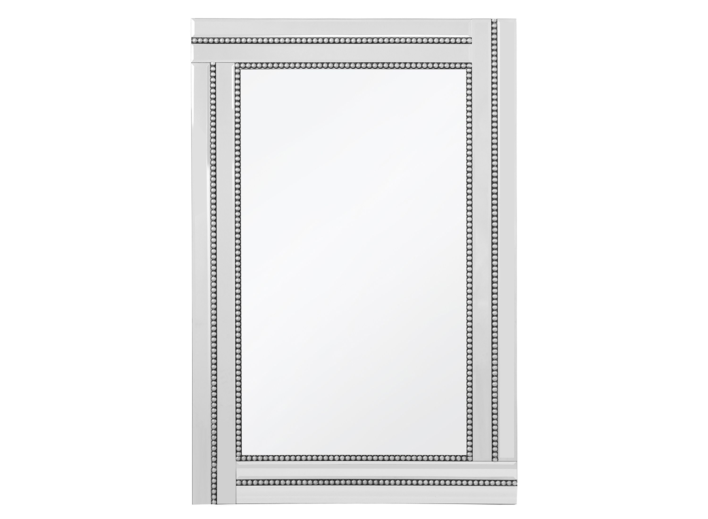 Princeton Beaded Frame Mirror | Raymour & Flanigan