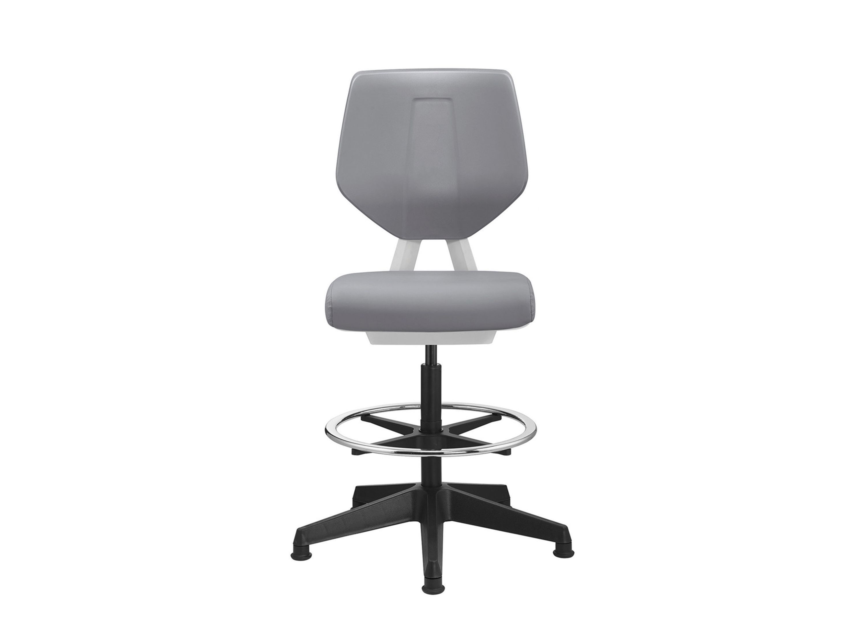 Alabaster Collection Armless Task Stool w/ Footring by OfficeSource ...