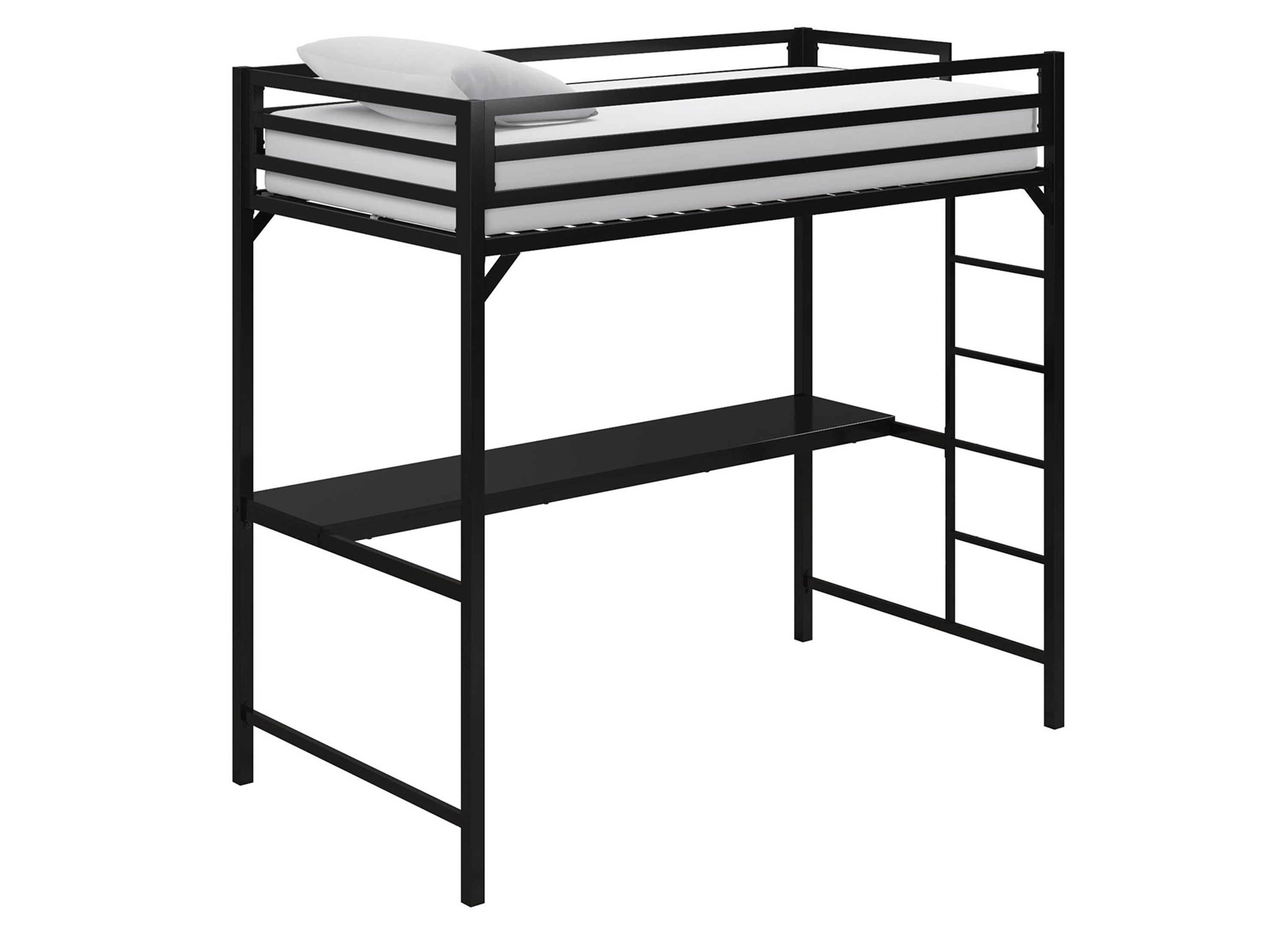 Miles Loft Bed with Desk | Raymour & Flanigan