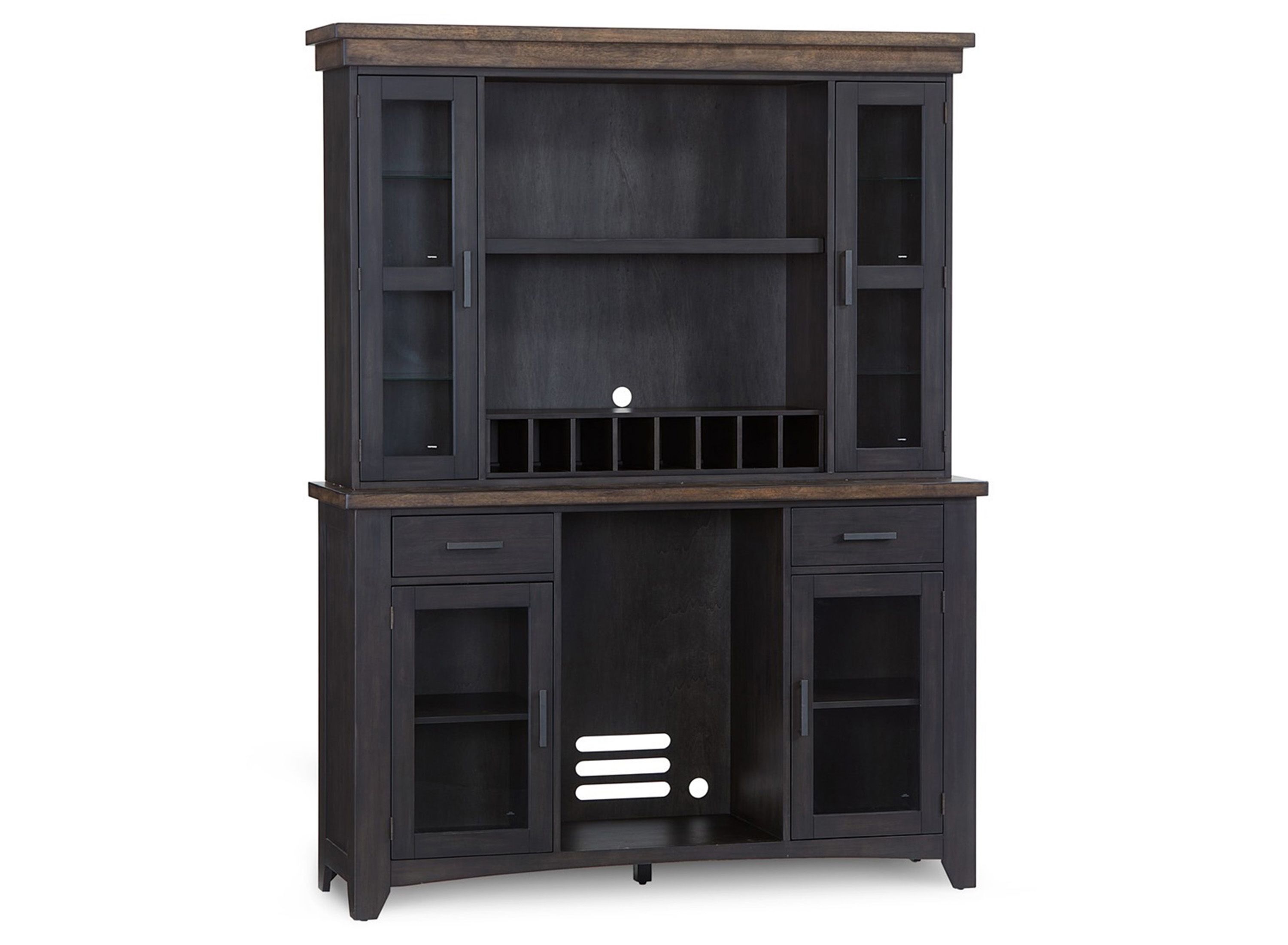 Ashford Back Bar with Hutch | Raymour & Flanigan