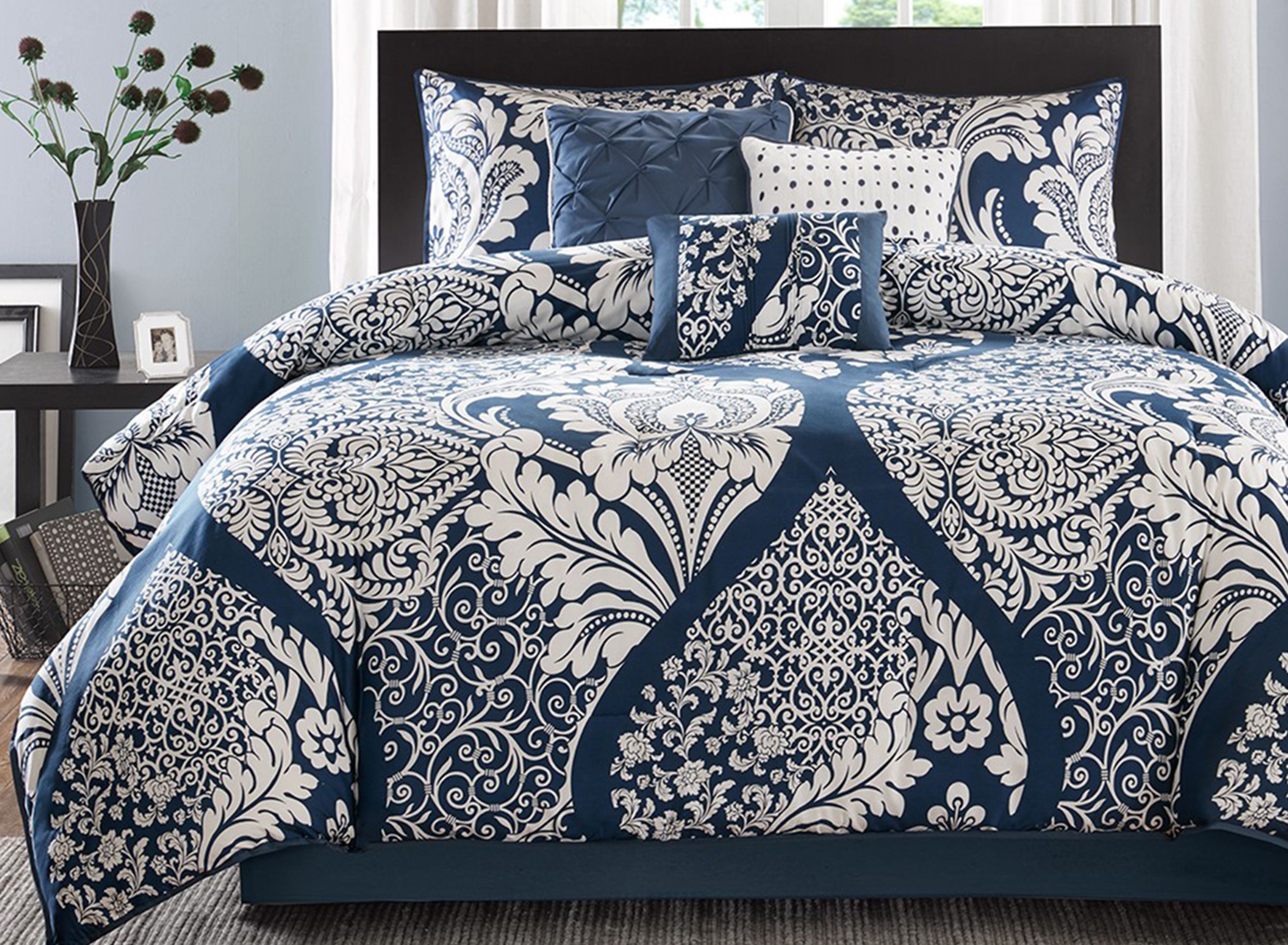 Vienna Cal King 7 Pc. Comforter Set | Raymour & Flanigan