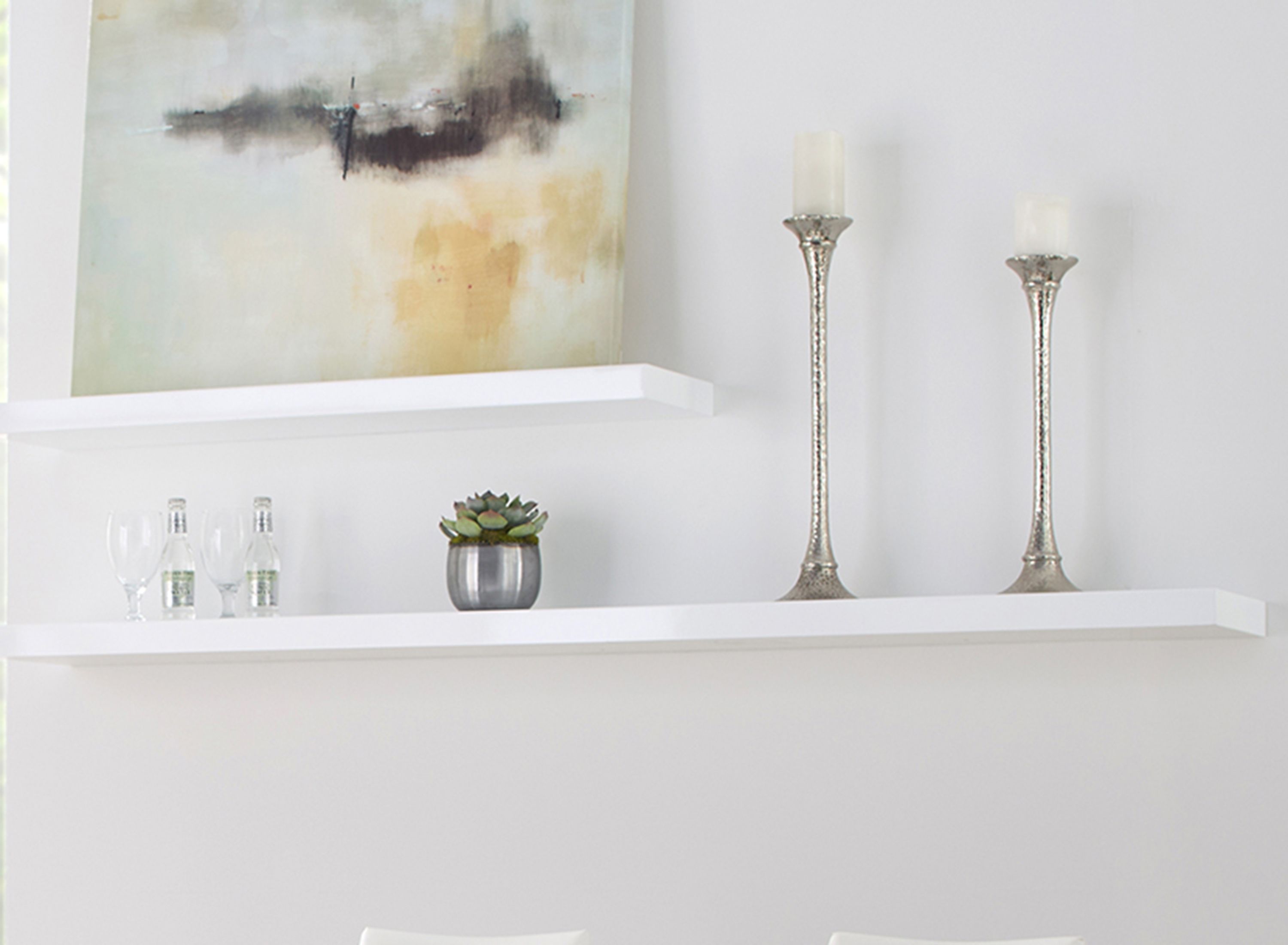 Barney 75" Floating Shelf | Raymour & Flanigan