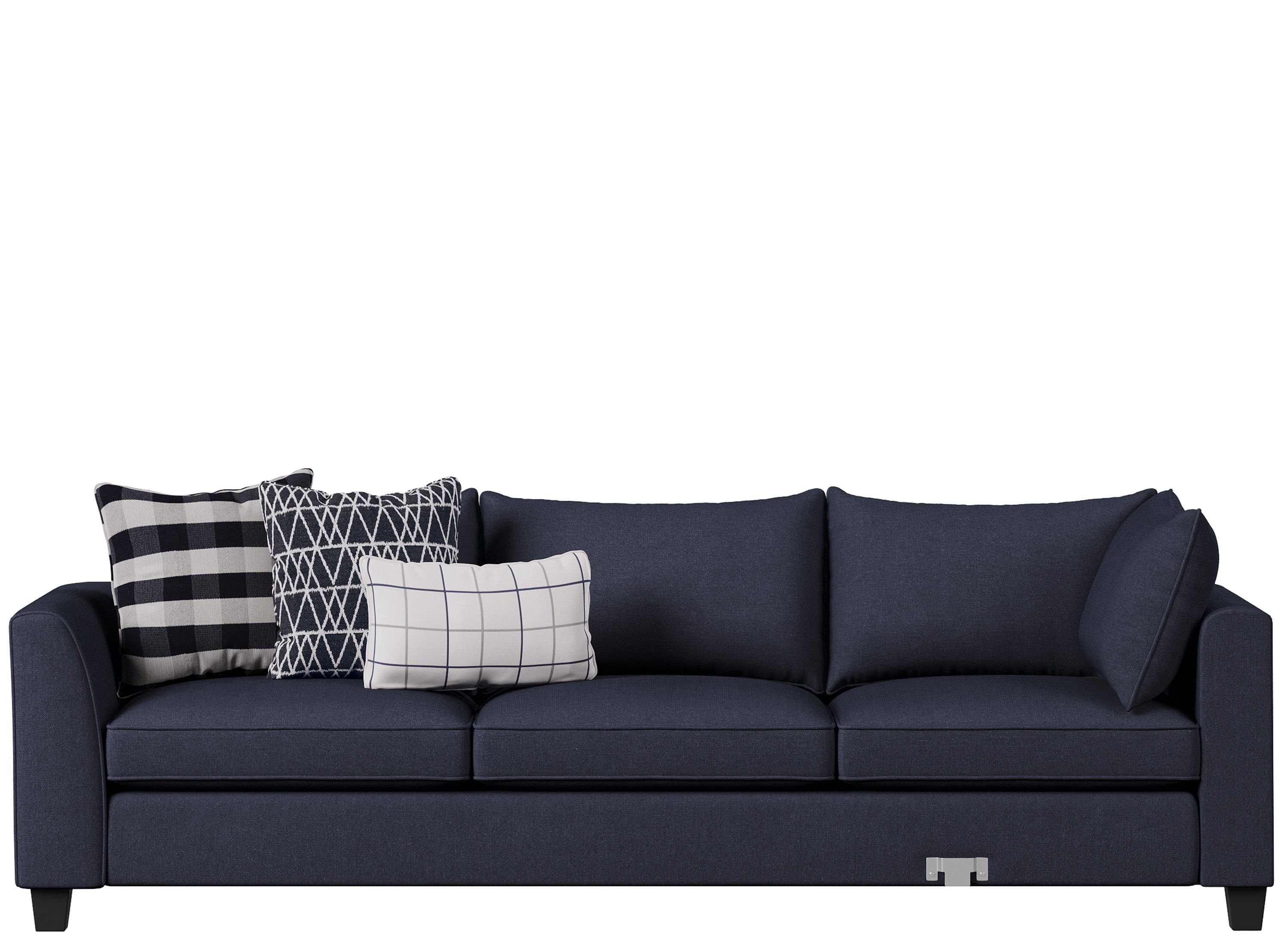 Daine Left Arm Facing Sofa w/ Sectional Bracket | Raymour & Flanigan