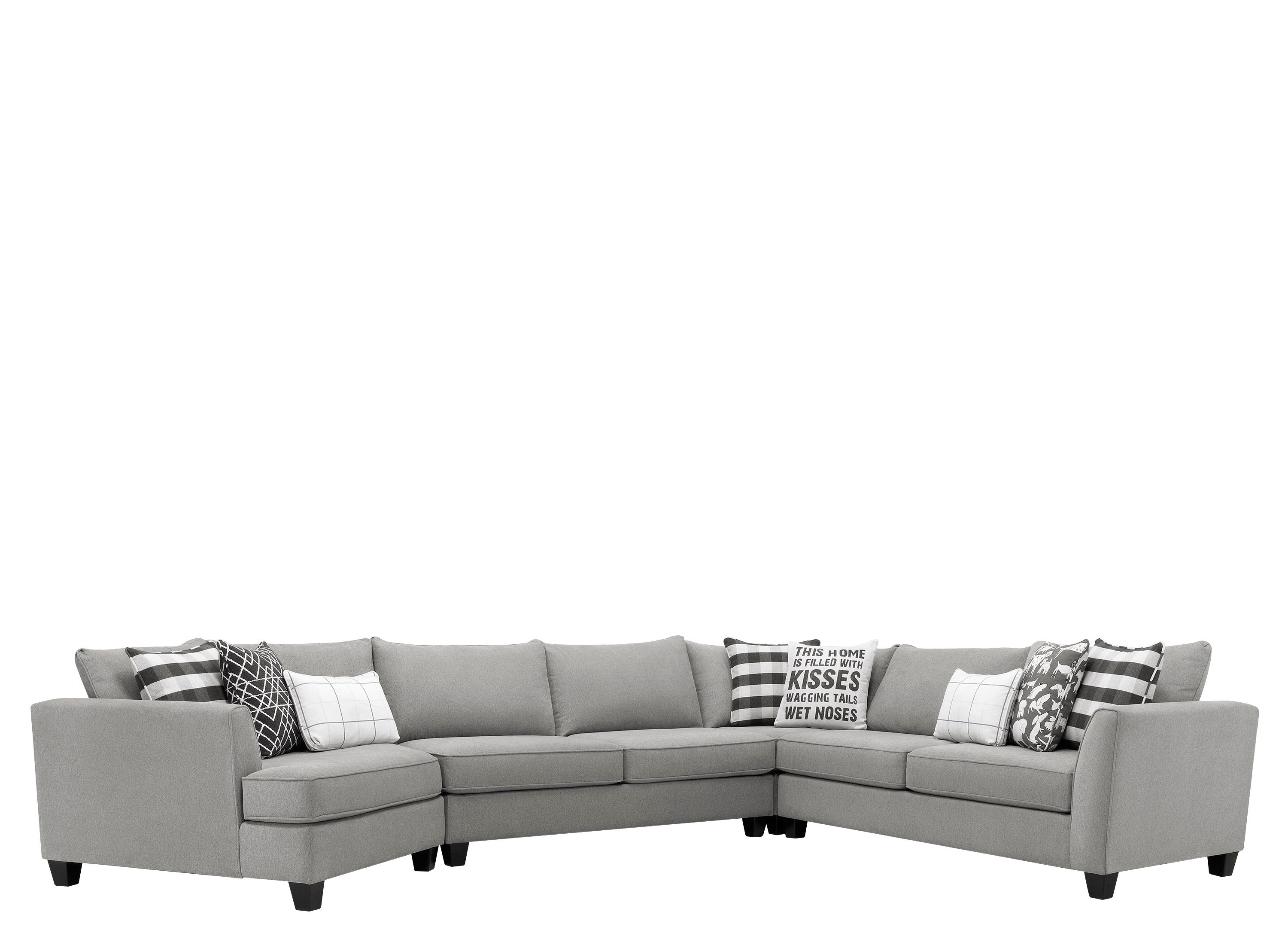 Daine 4-pc. Sectional Sofa | Raymour & Flanigan