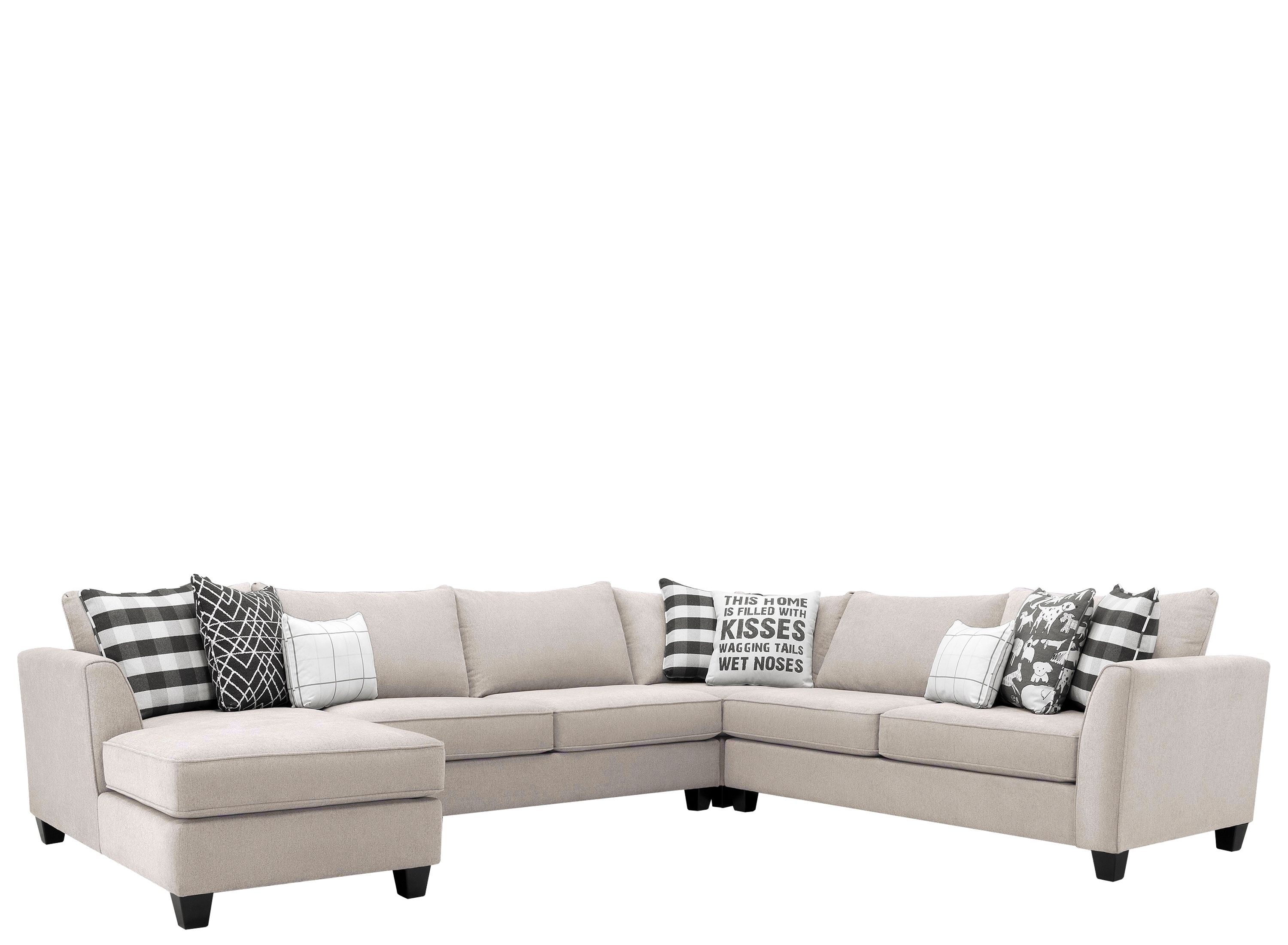 Daine 4-pc. Sectional Sofa | Raymour & Flanigan