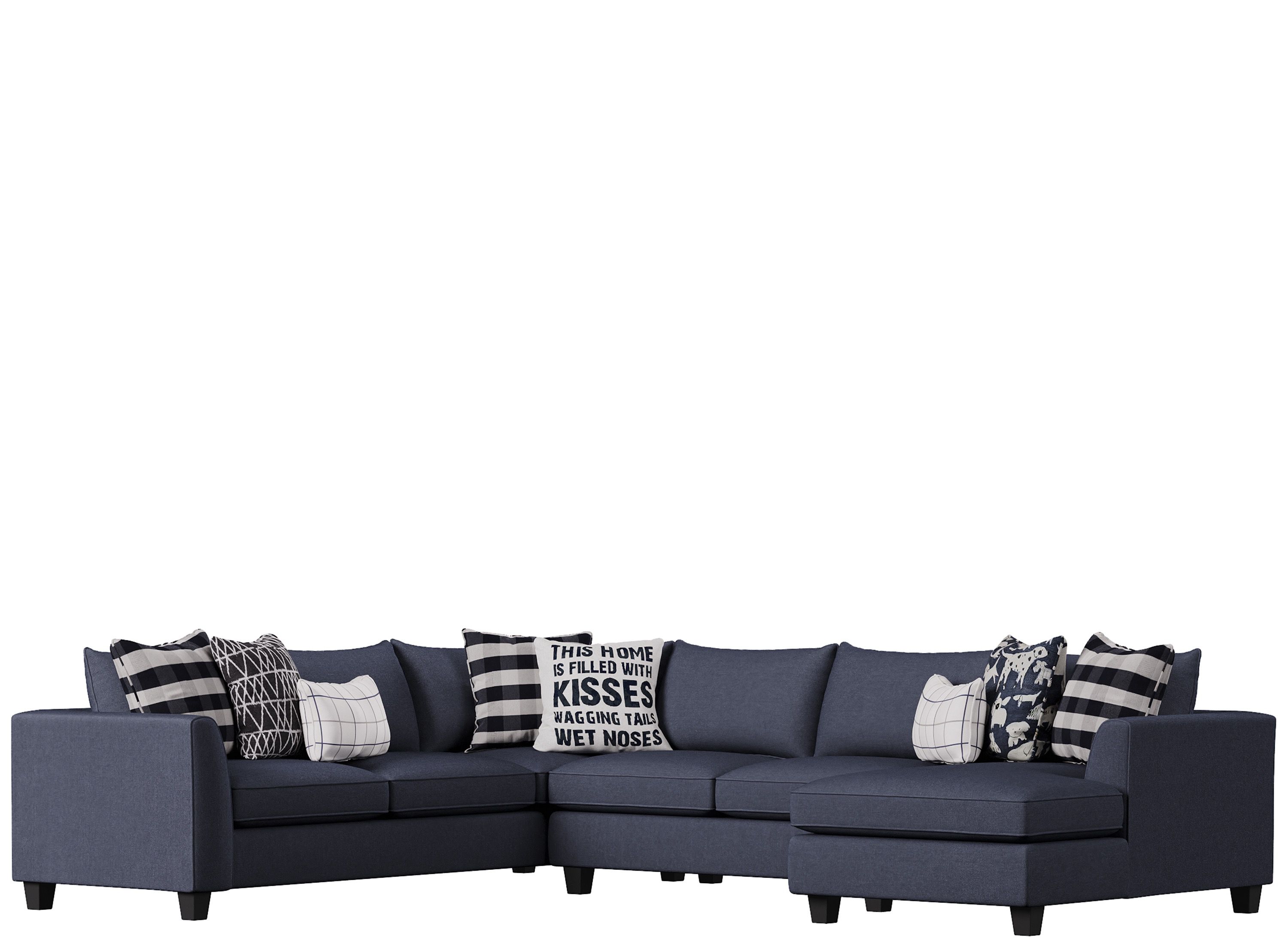 Daine 3-pc. Sectional Sofa w/Full Sleeper | Raymour & Flanigan
