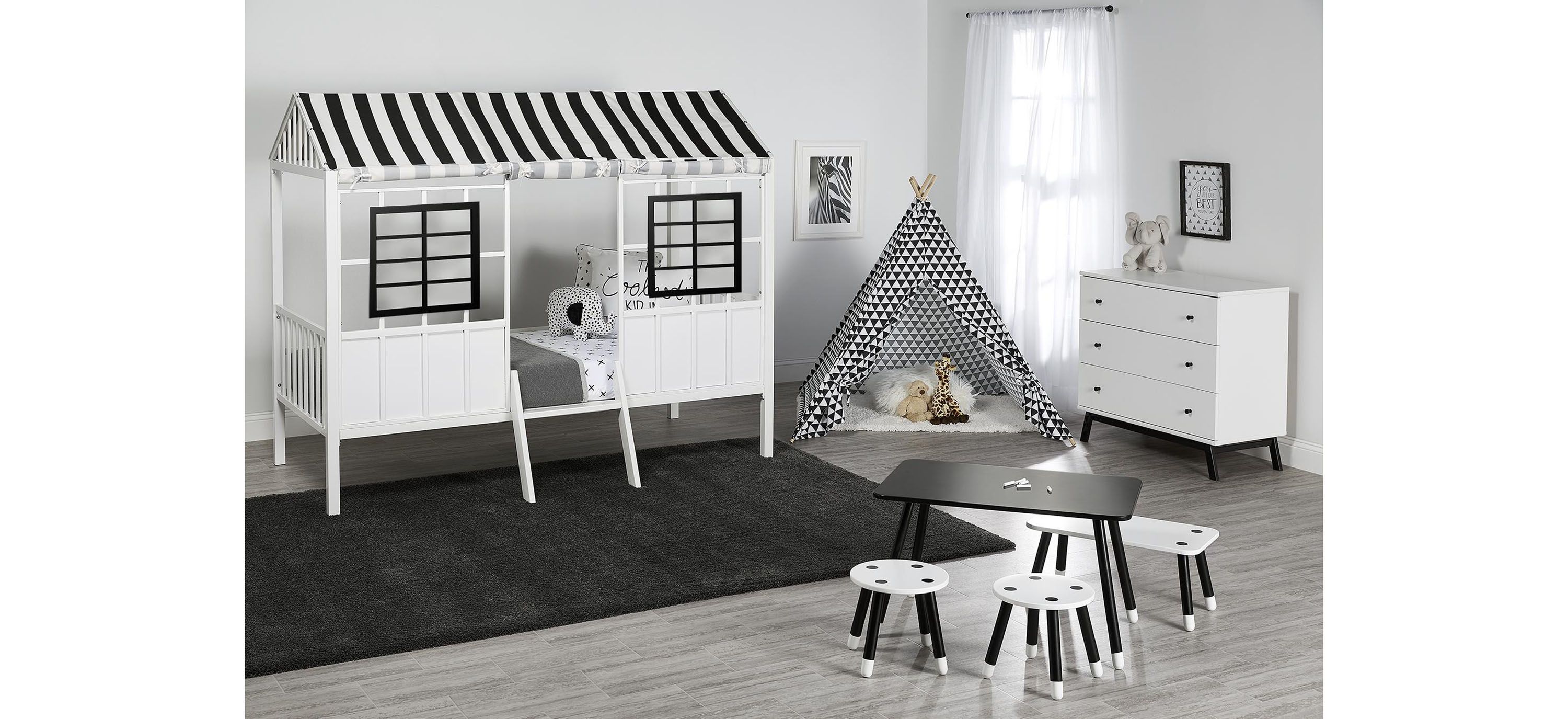Little Seeds Rowan Valley Forest Loft Bed | Raymour & Flanigan