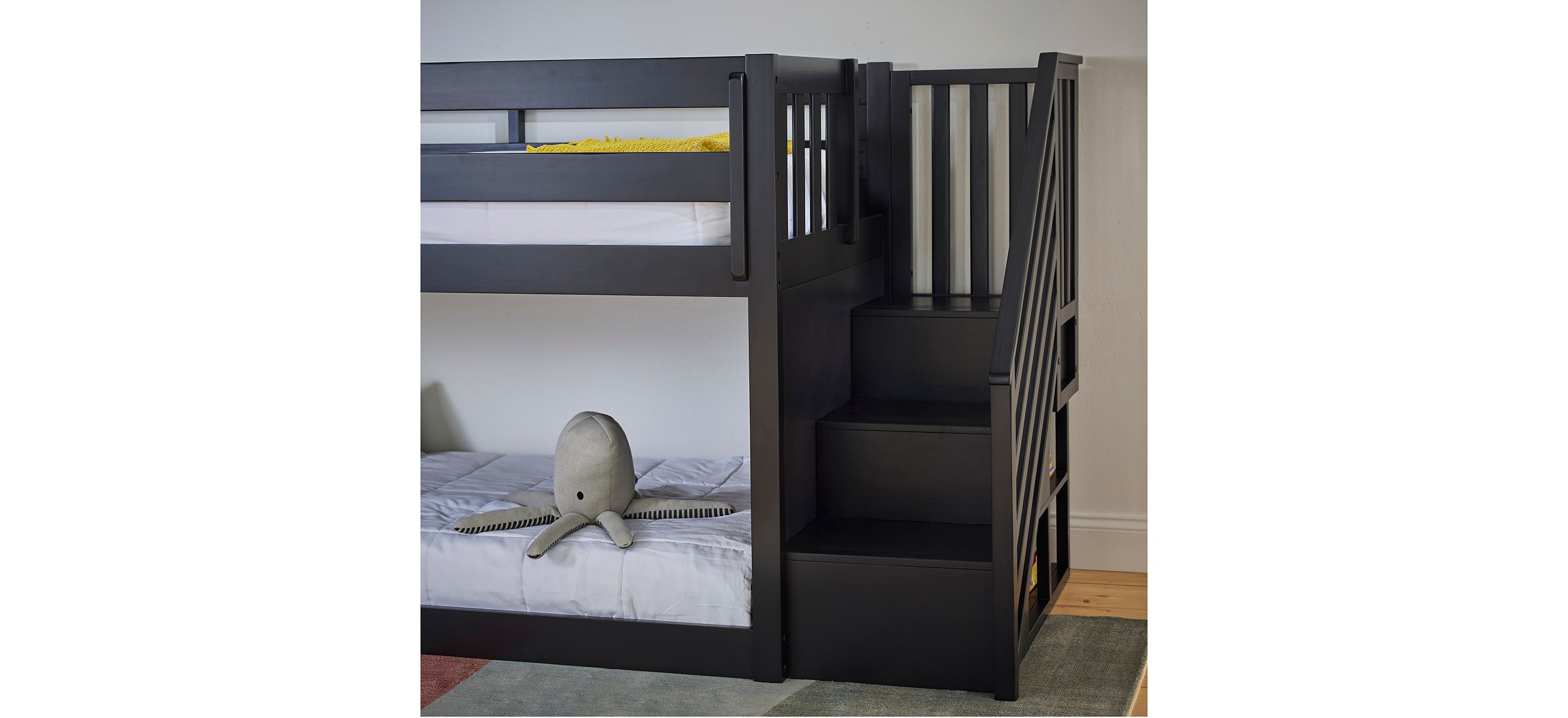 Kingsley Step Bunk Bed | Raymour & Flanigan