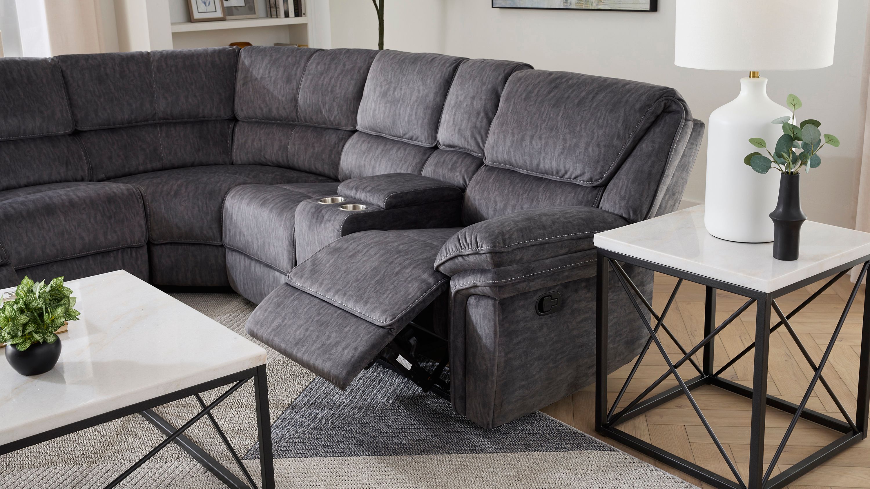 Portman 4-pc. Reclining Sectional | Raymour & Flanigan