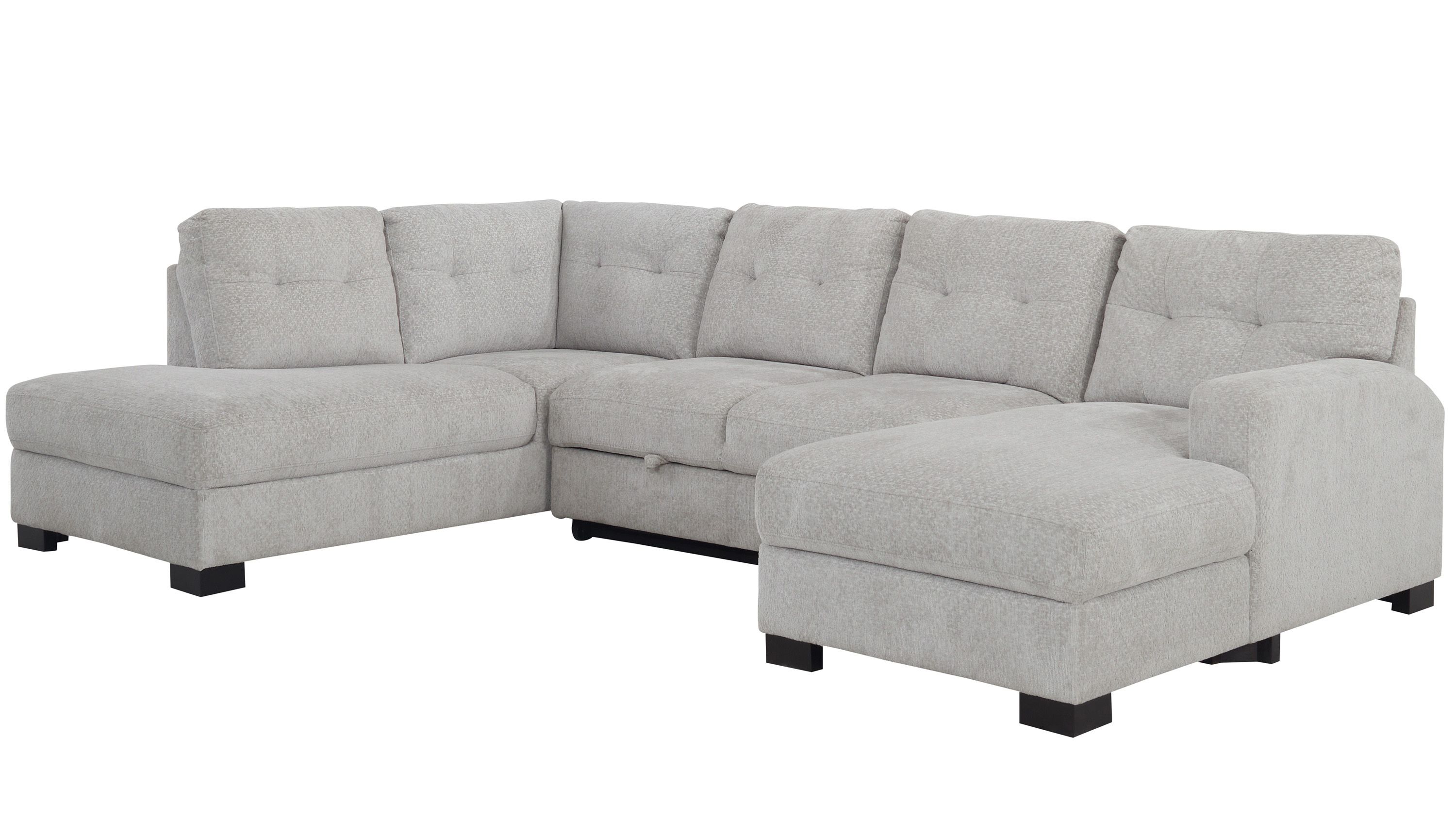 Pierce 3-pc. Sectional w/ Pop Up Sleeper | Raymour & Flanigan