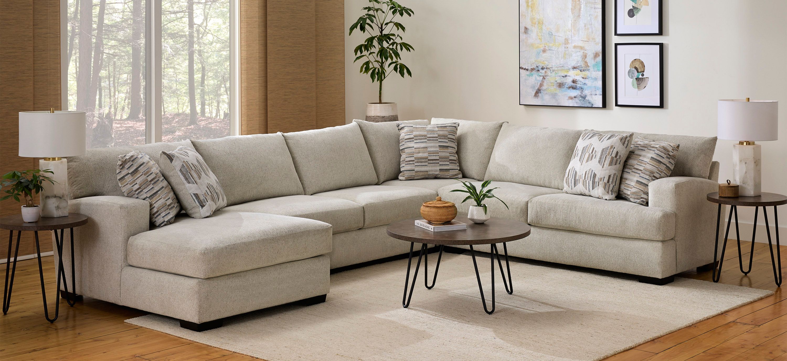 Haley 4-pc. Sectional | Raymour & Flanigan