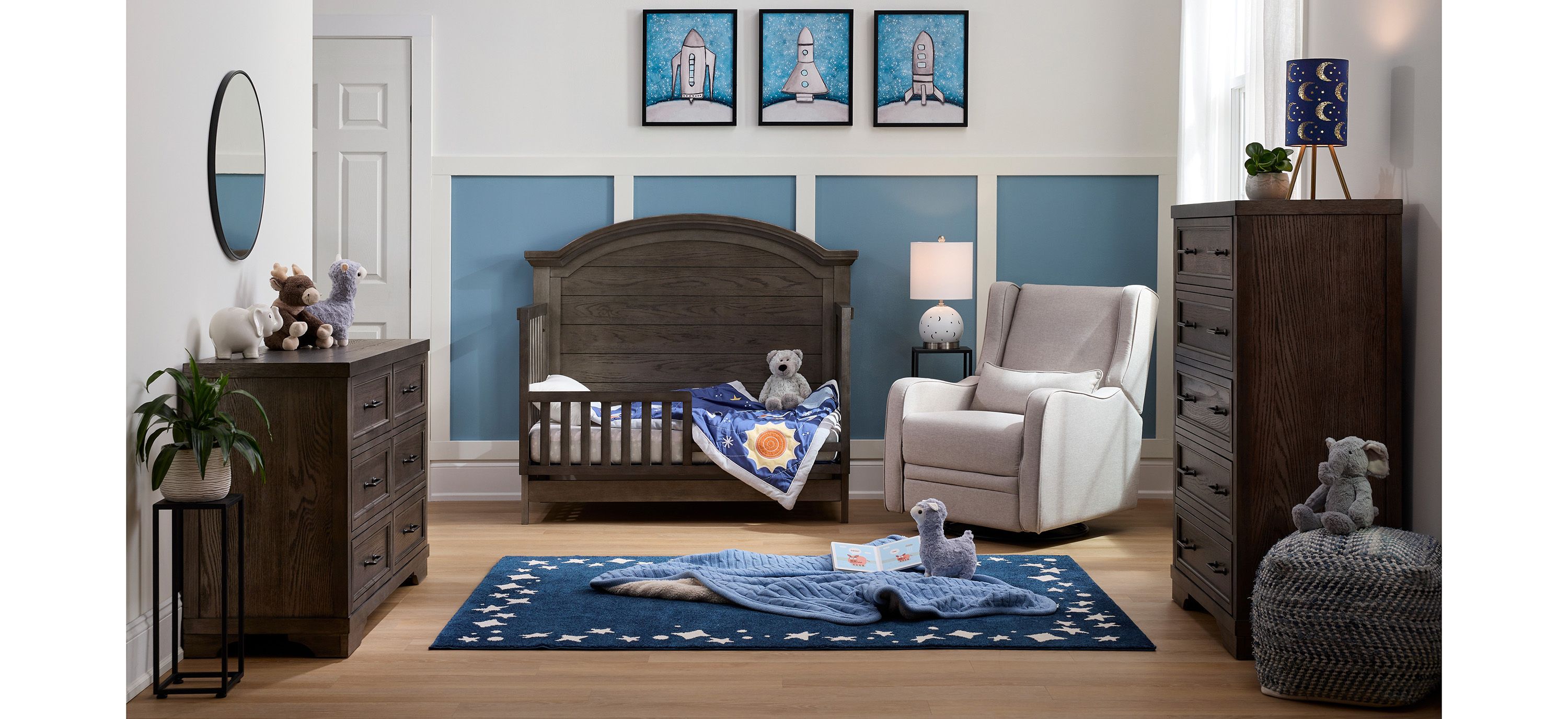 Carter Convertible Crib with Conversion Rails | Raymour & Flanigan
