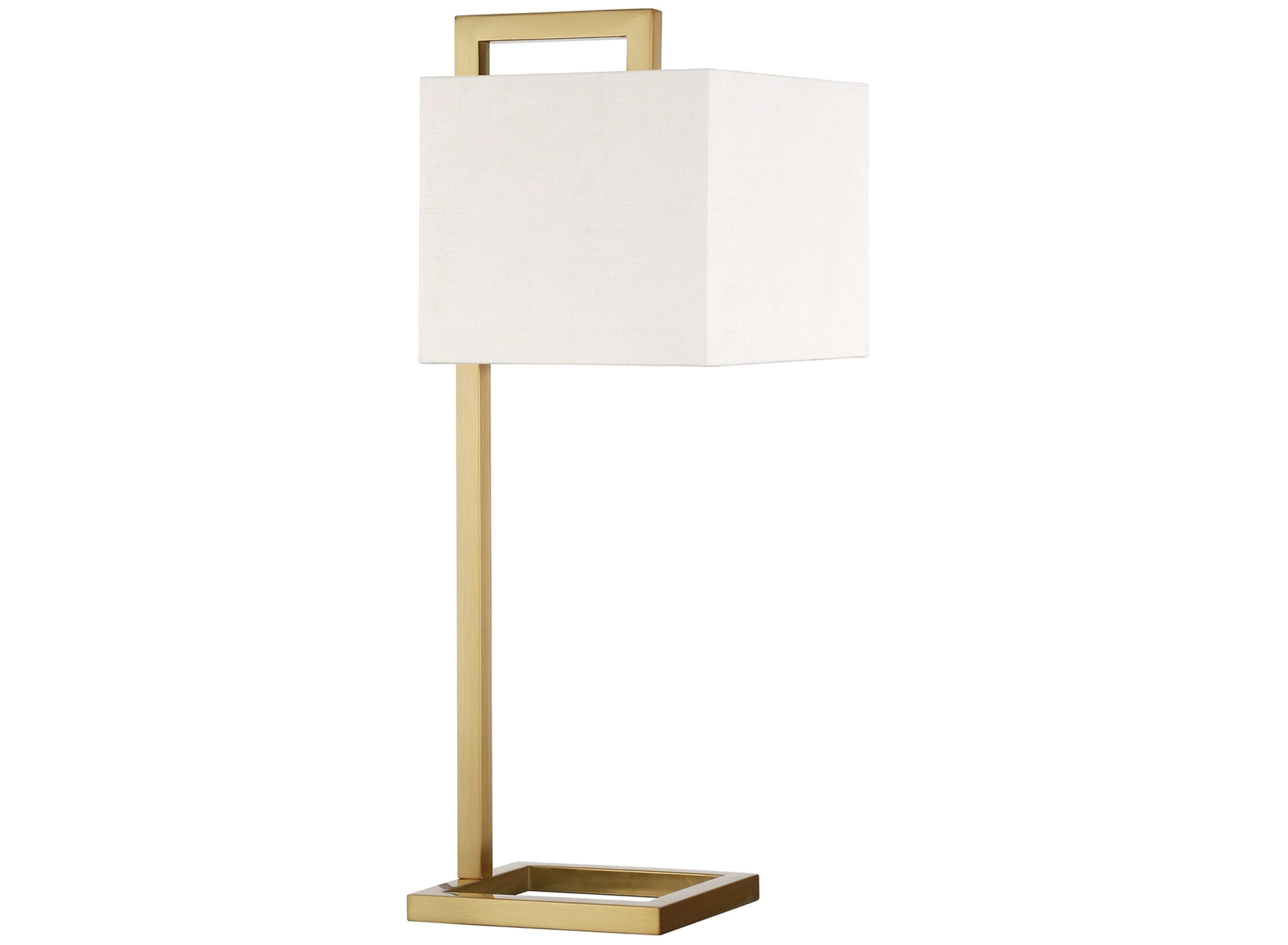 Lyssa Square Base Table Lamp | Raymour & Flanigan | Raymour & Flanigan