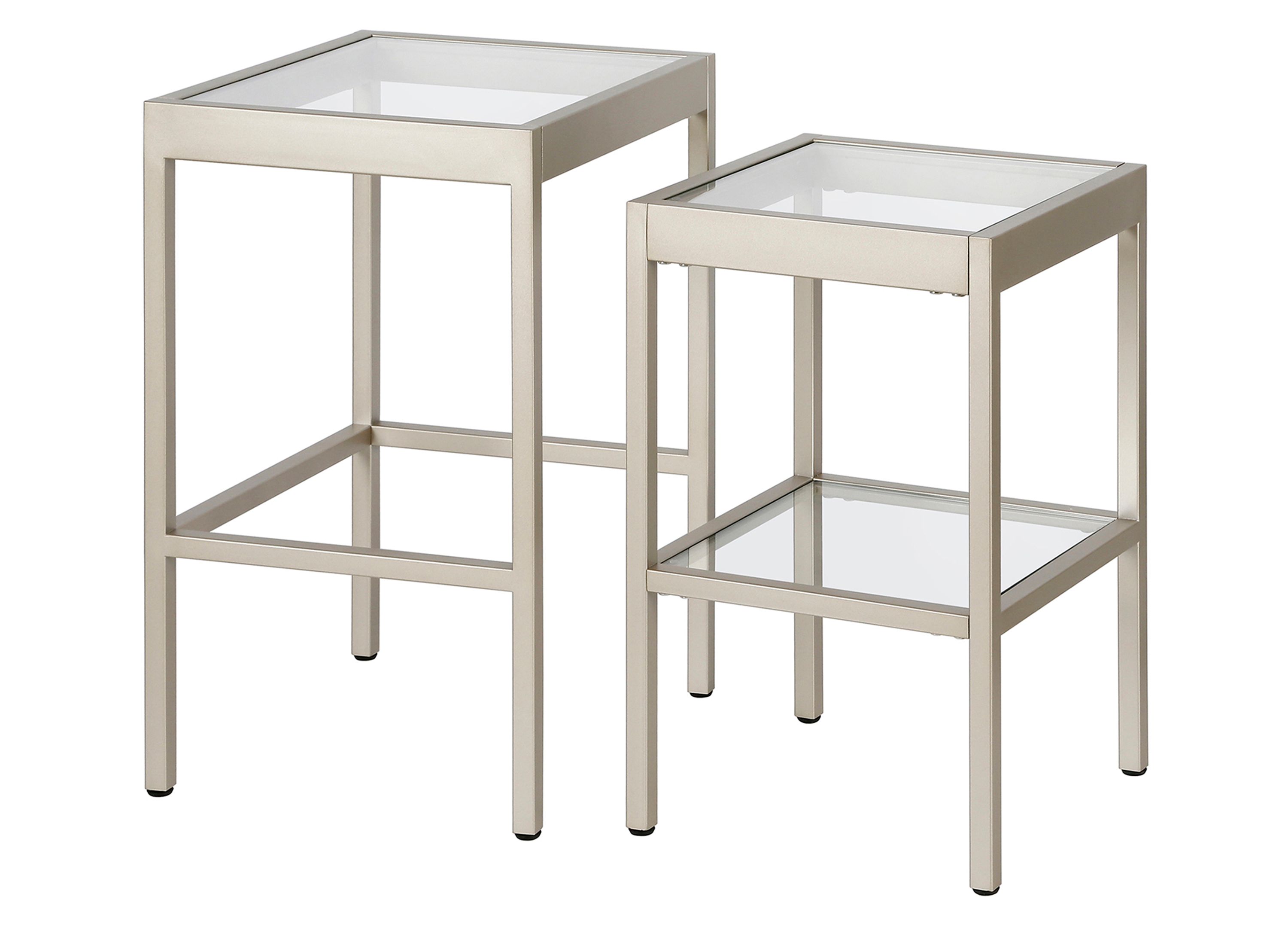 Alexis Rectangular Nested Side Table Set Raymour Flanigan
