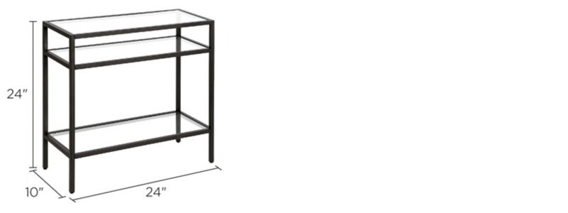 Sivil Rectangular Side Table | Raymour & Flanigan