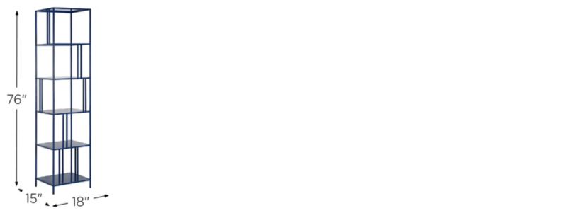 Lee 18" Wide Bookcase | Raymour & Flanigan