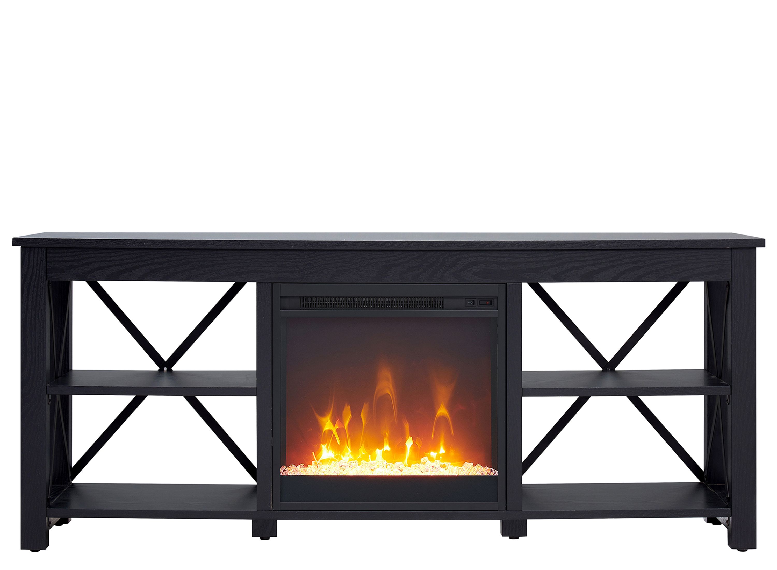 Raymour And Flanigan Tv Stand With Fireplace