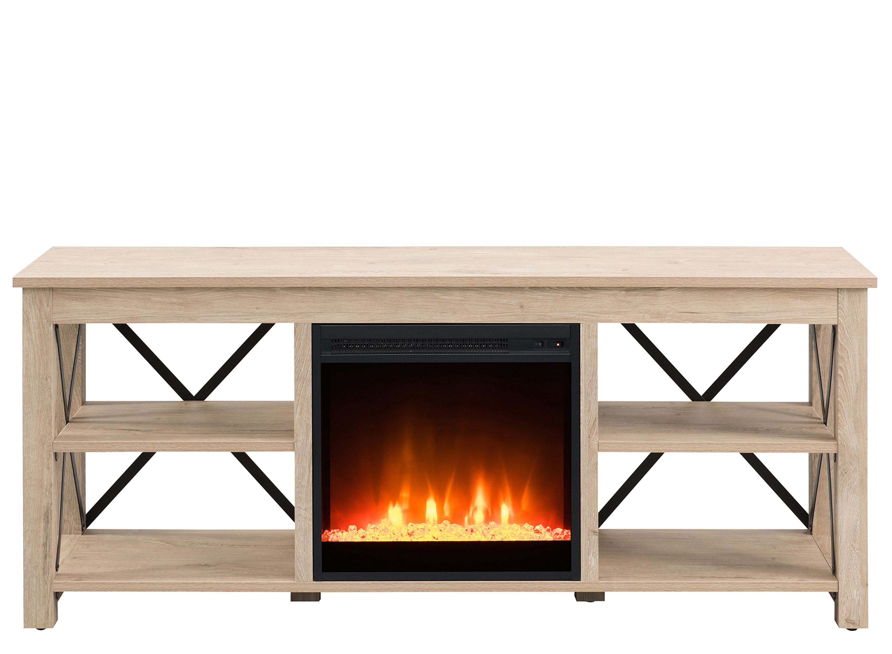 Raymour And Flanigan Tv Stand With Fireplace