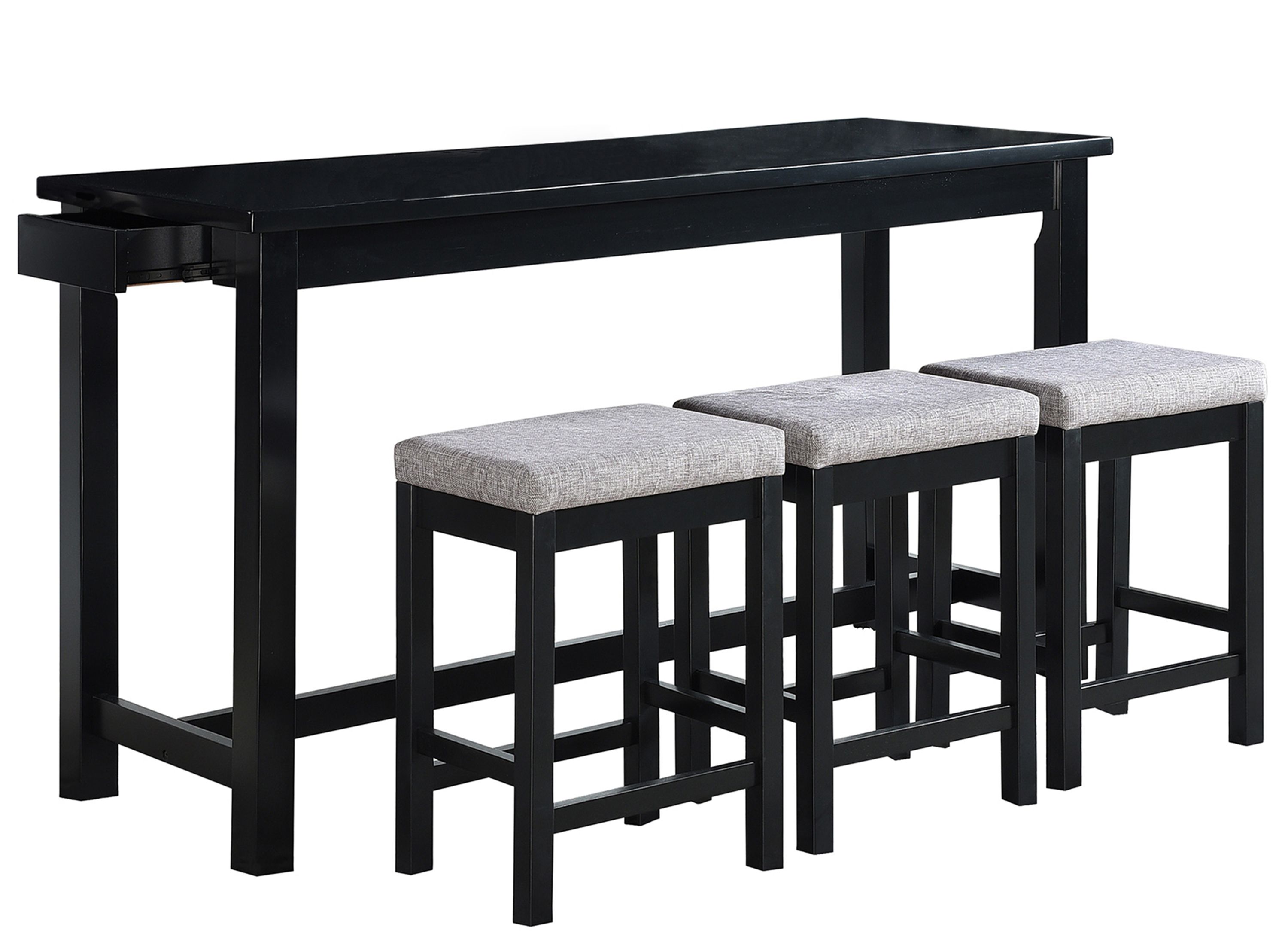 Holders 4-pc. Counter-Height Dining Set w/ USB Port and Power Outlet ...