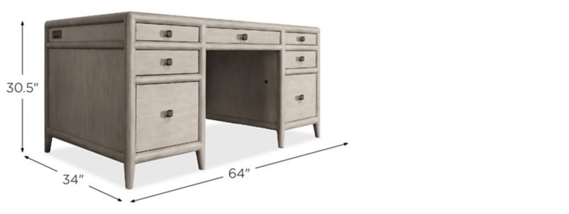 Burnham Junior Executive Desk | Raymour & Flanigan