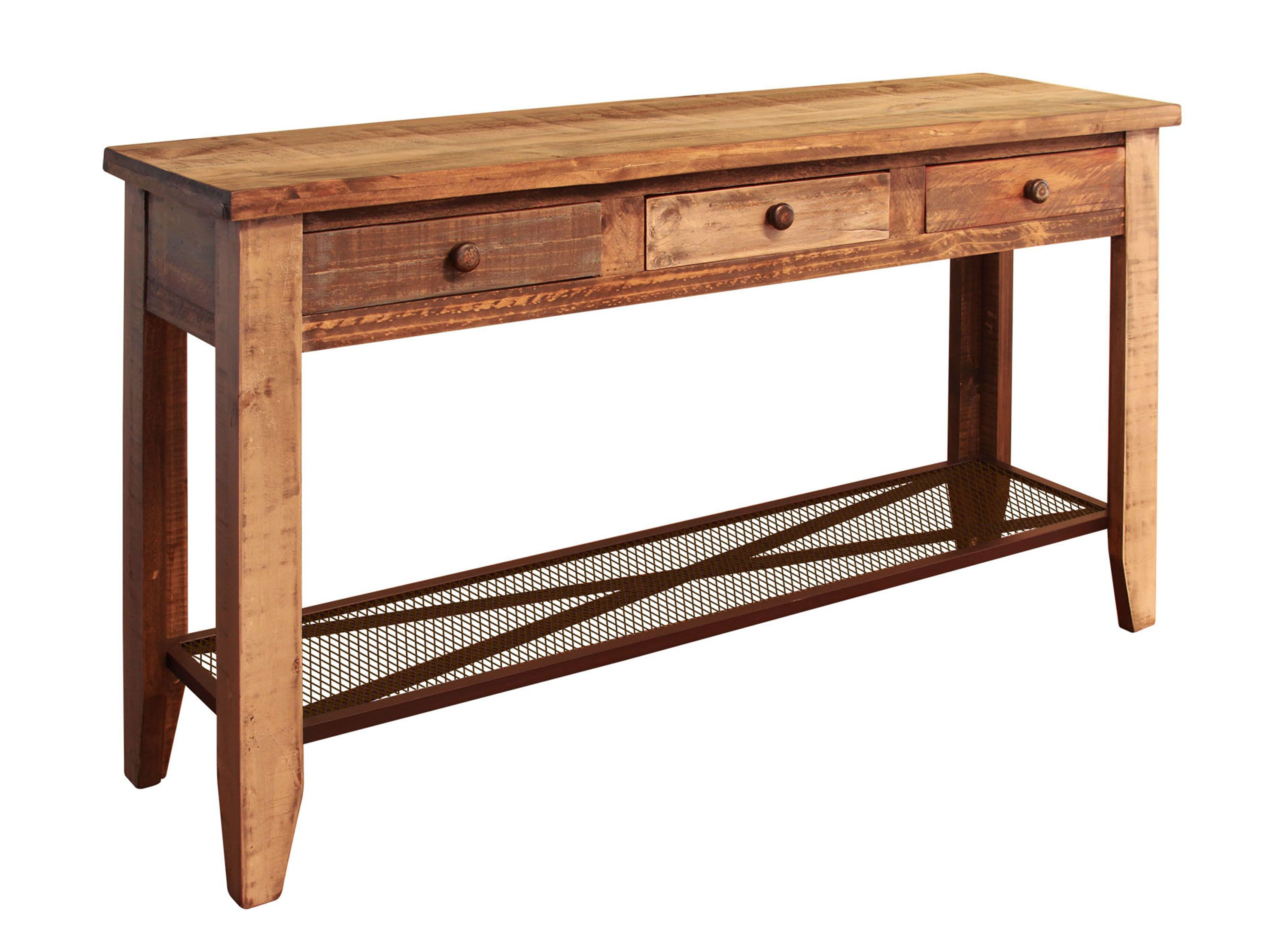 Antique Rectangular Console Table | Raymour & Flanigan