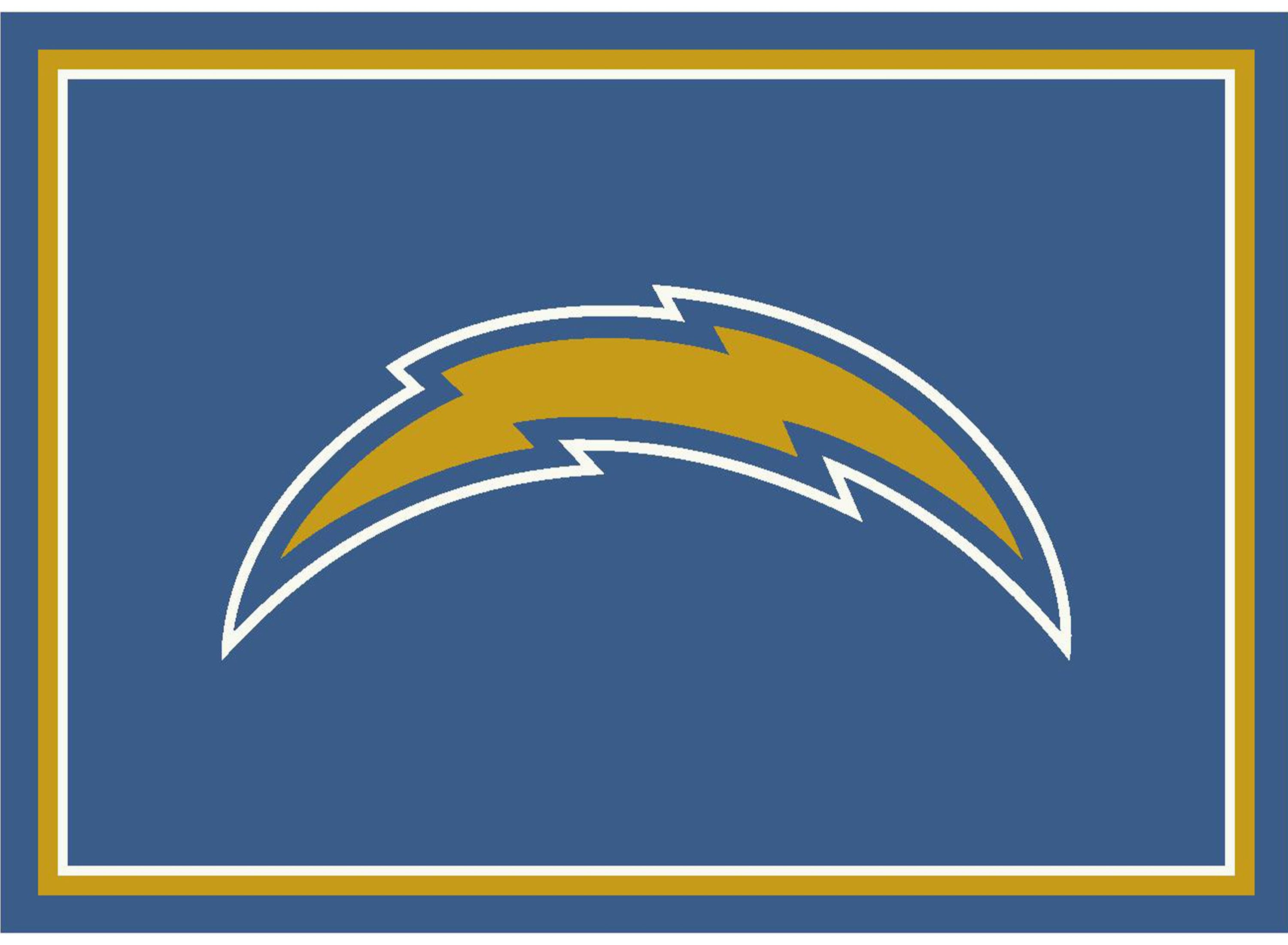 Imperial Los Angeles Chargers 4x6 Spirit Rug | Raymour & Flanigan