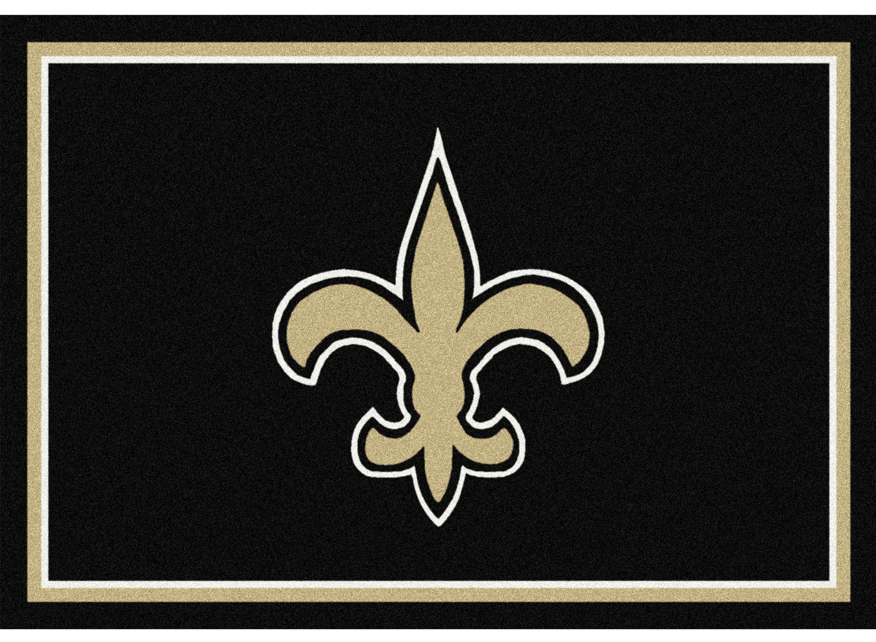 Imperial New Orleans Saints 4x6 Spirit Rug | Raymour & Flanigan