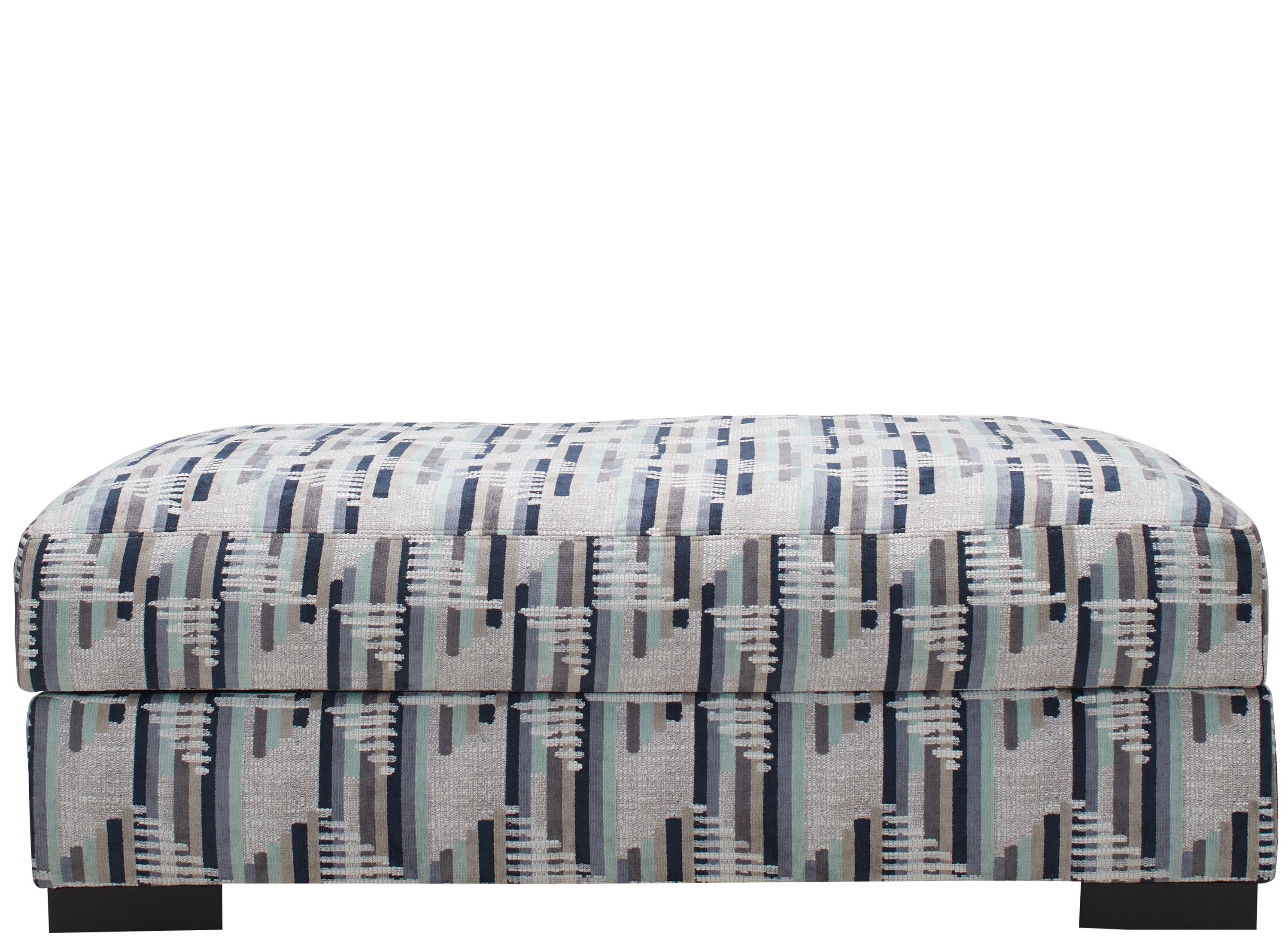 Dexter Storage Cocktail Ottoman w/Casters | Raymour & Flanigan