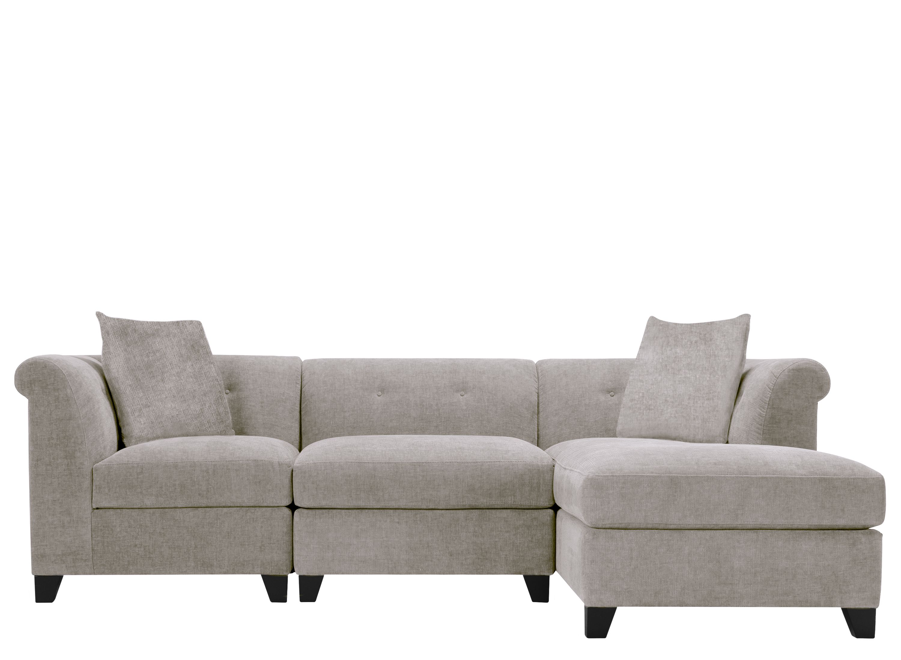 Corolla 3-pc. Microfiber Modular Sectional Sofa | Sectional Sofas ...