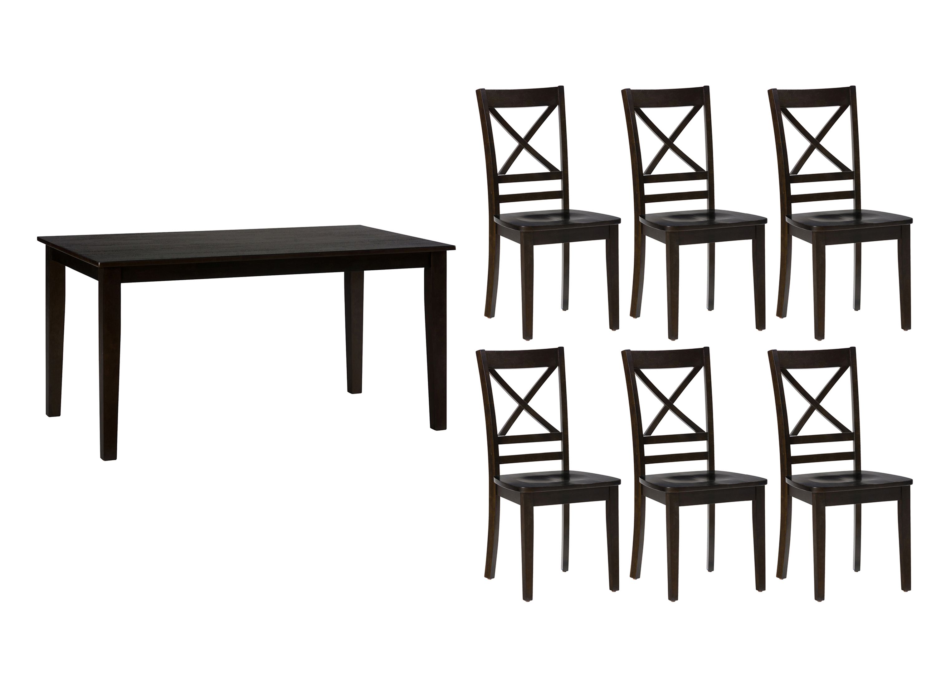 Simplicity 7-pc. Dining Set | Raymour & Flanigan