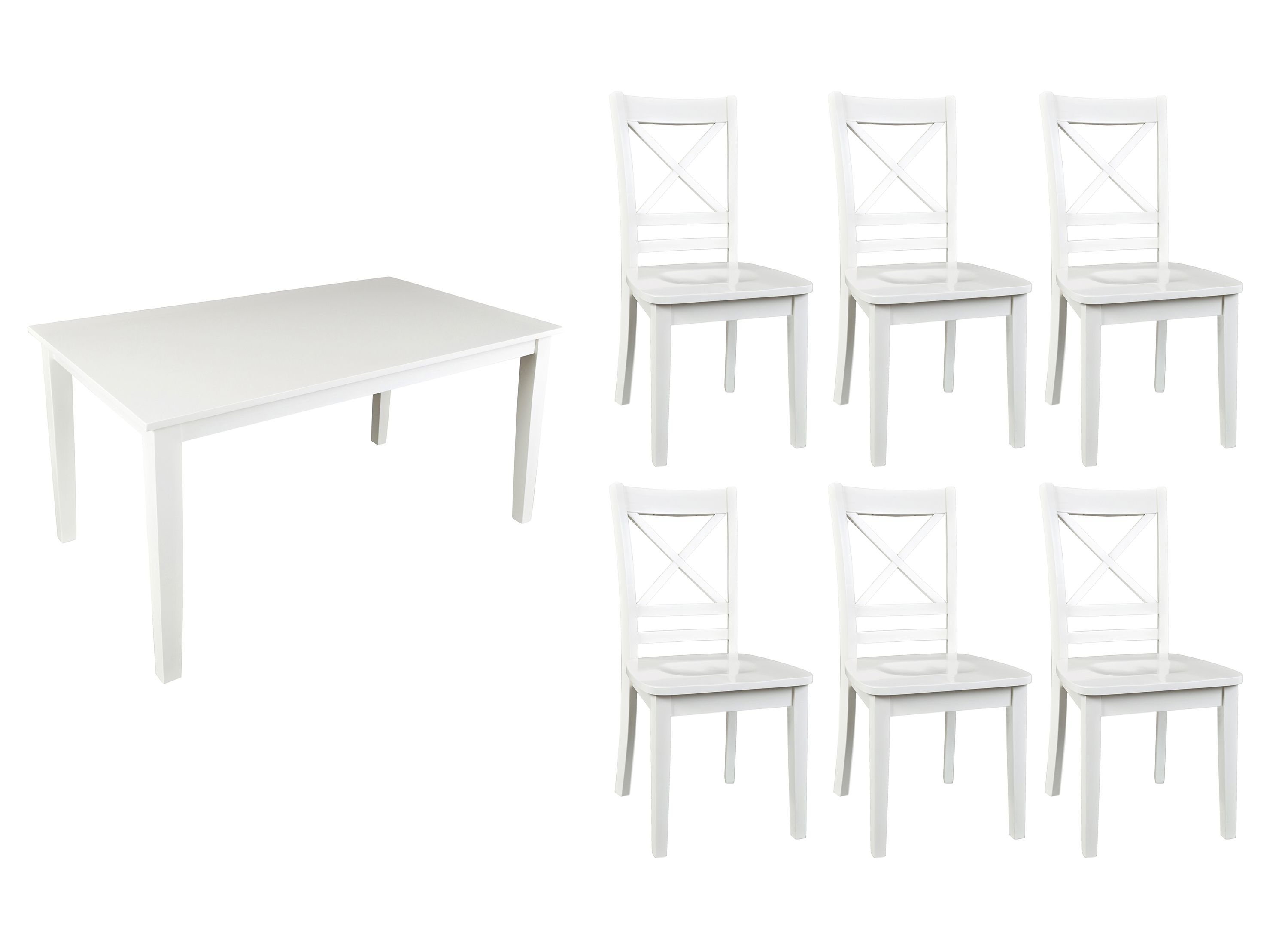 Simplicity 7-pc. Dining Set | Raymour & Flanigan