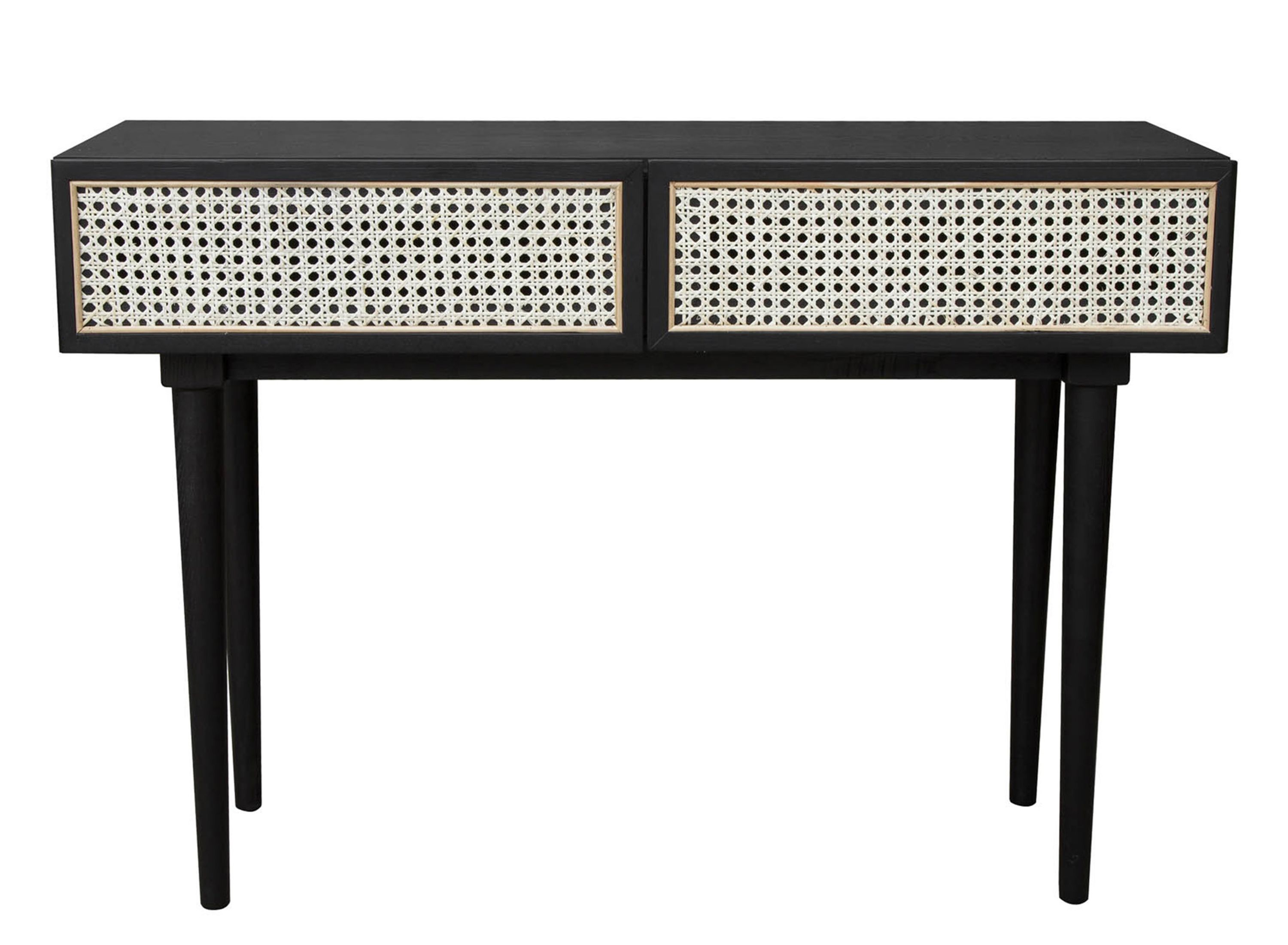 Cane Console Table | Raymour & Flanigan