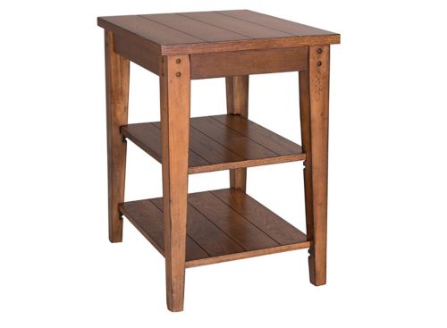 Lake House Square Chairside Table | Raymour & Flanigan