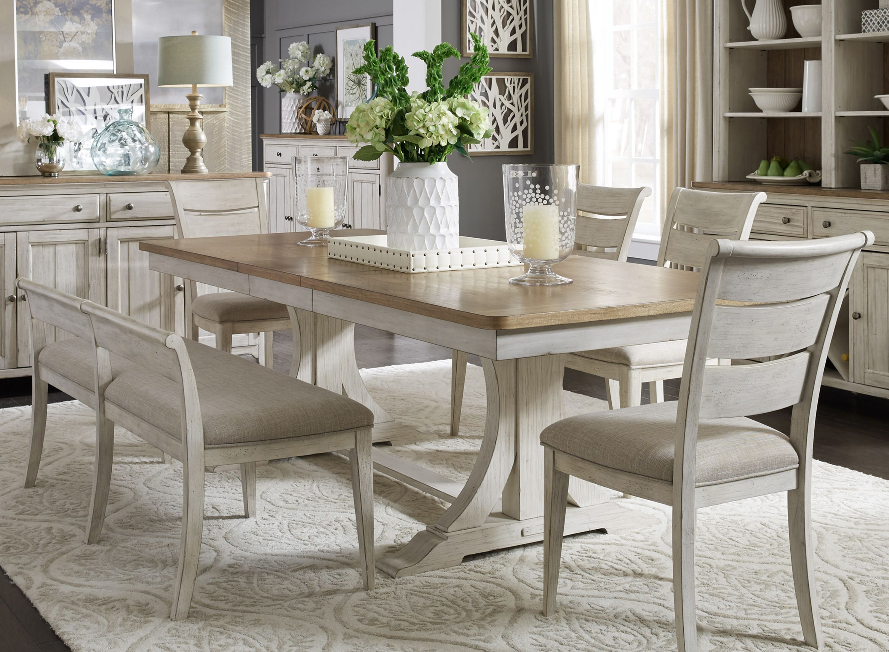 Farmhouse Reimagined 6-pc. Dining Set | Raymour & Flanigan