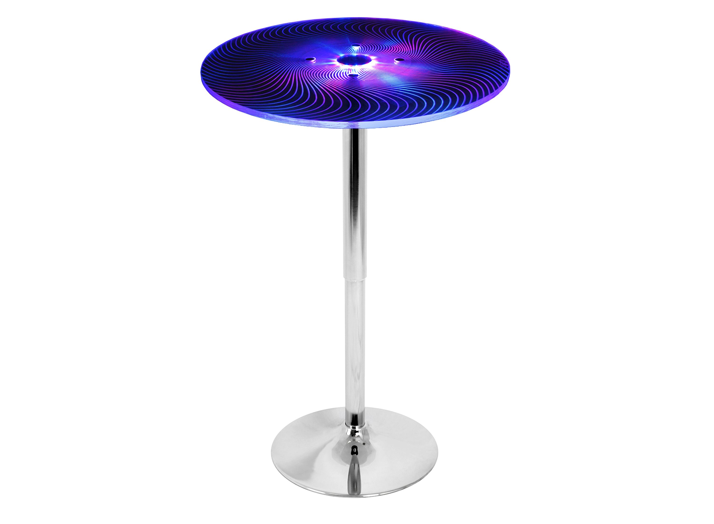 Spyra LED Multi-Colored Bar Table | Raymour & Flanigan