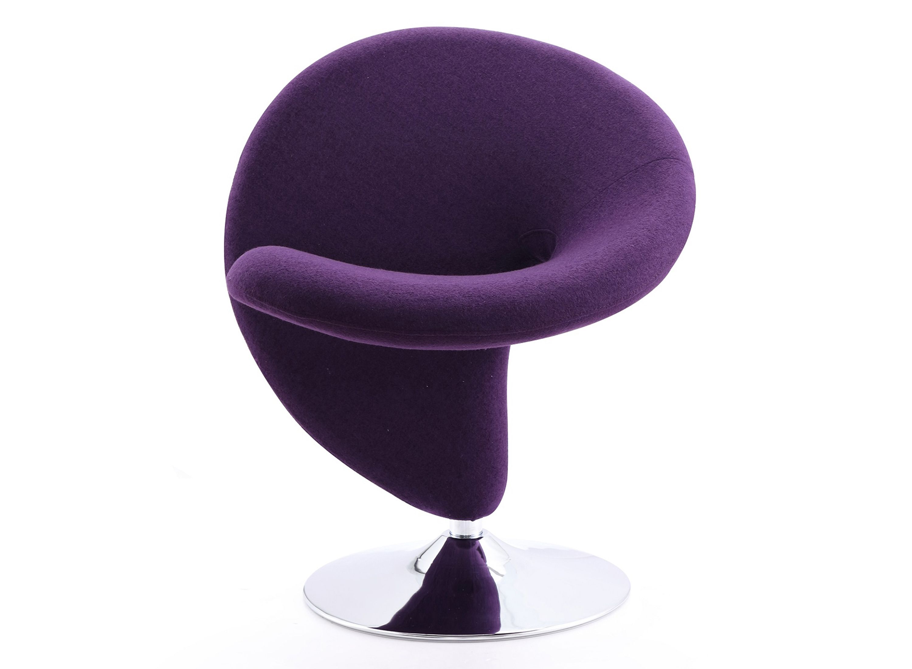 Curl Swivel Accent Chair | Raymour & Flanigan