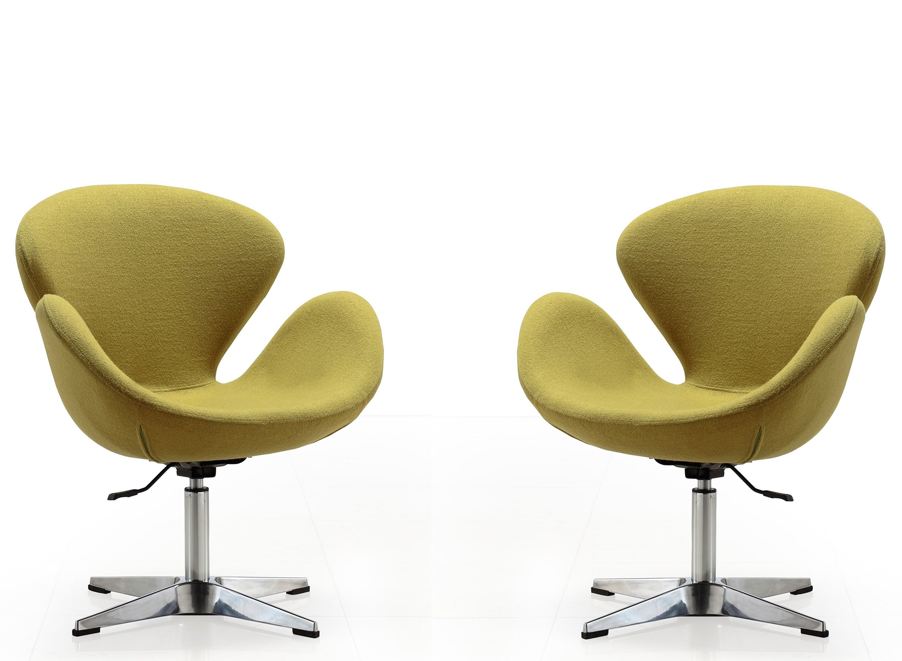 Raspberry Adjustable Swivel Chair (Set of 2) | Raymour & Flanigan