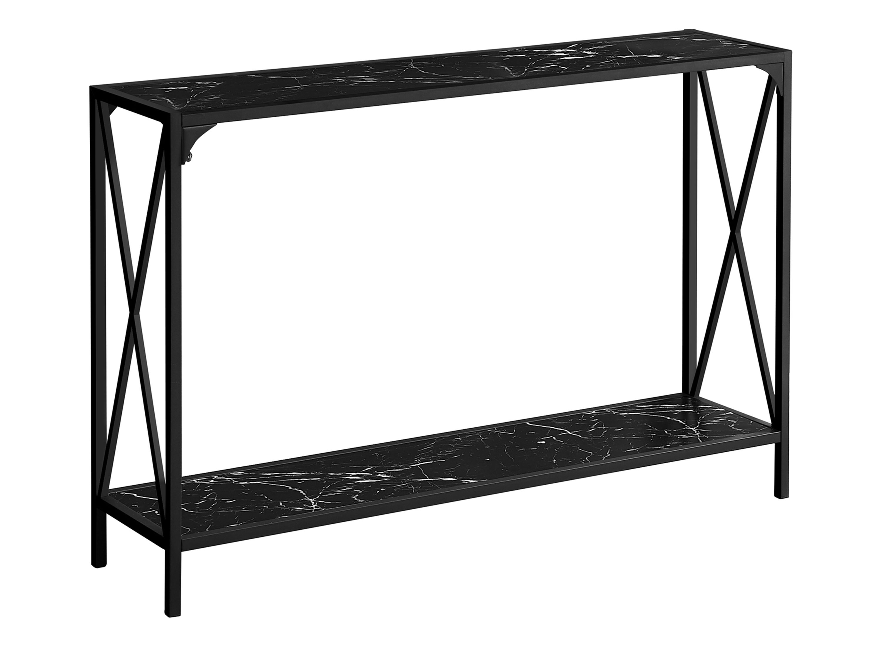 Monarch Specialties 2 Tier Console Table | Raymour & Flanigan