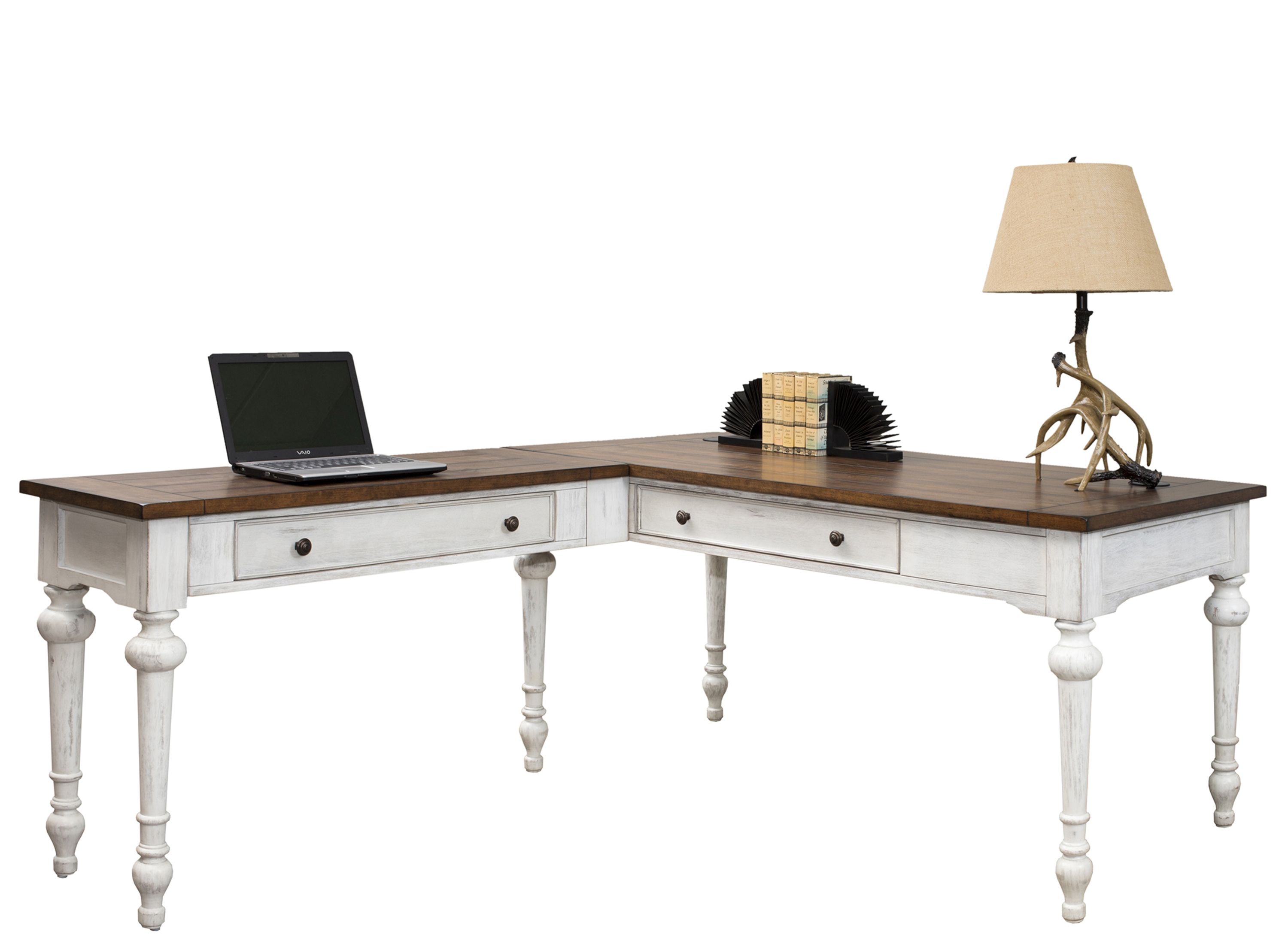 Durham L-Shaped Writing Desk | Raymour & Flanigan