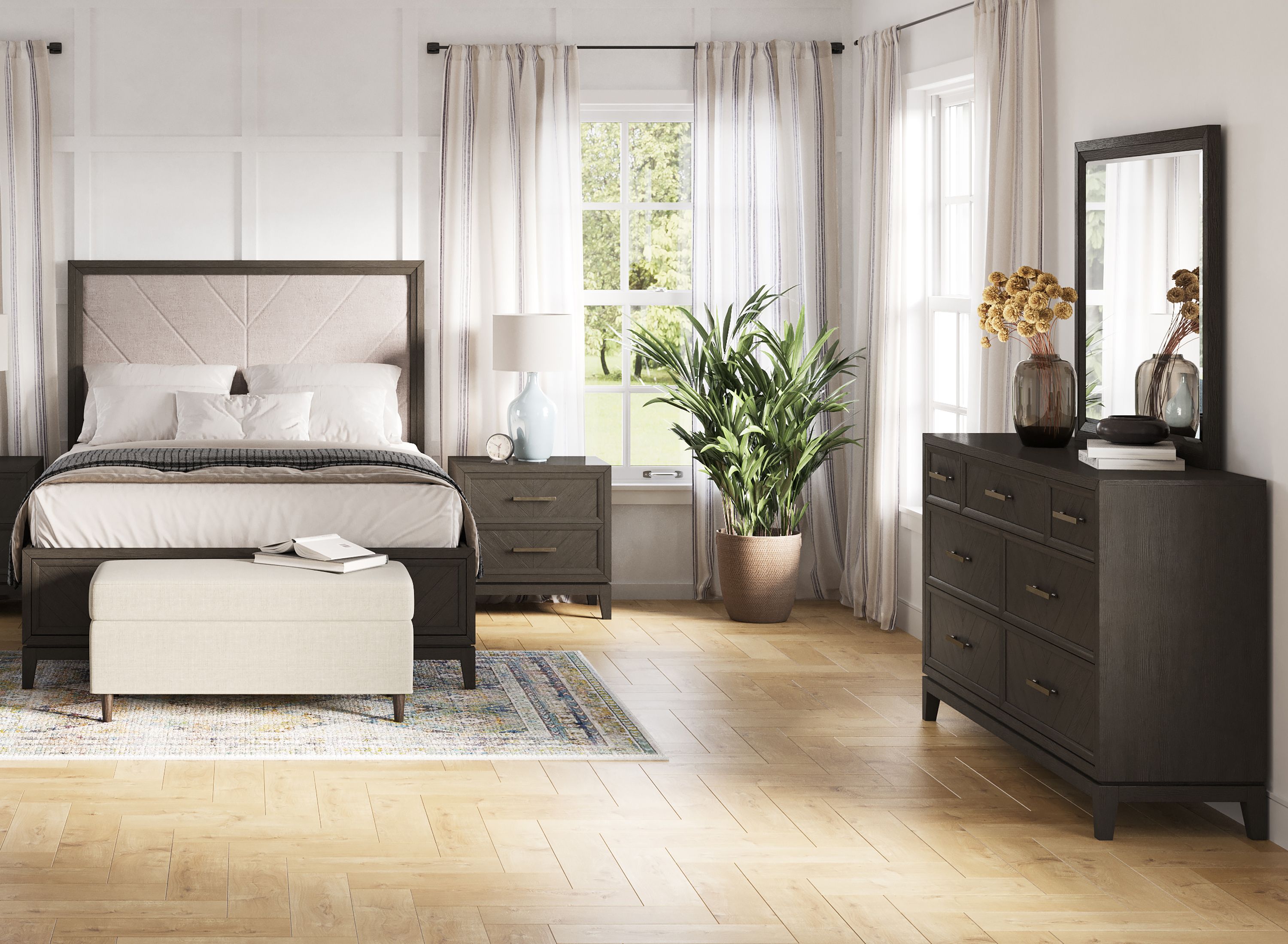 Bari 4-pc. Queen Bedroom Set | Raymour & Flanigan