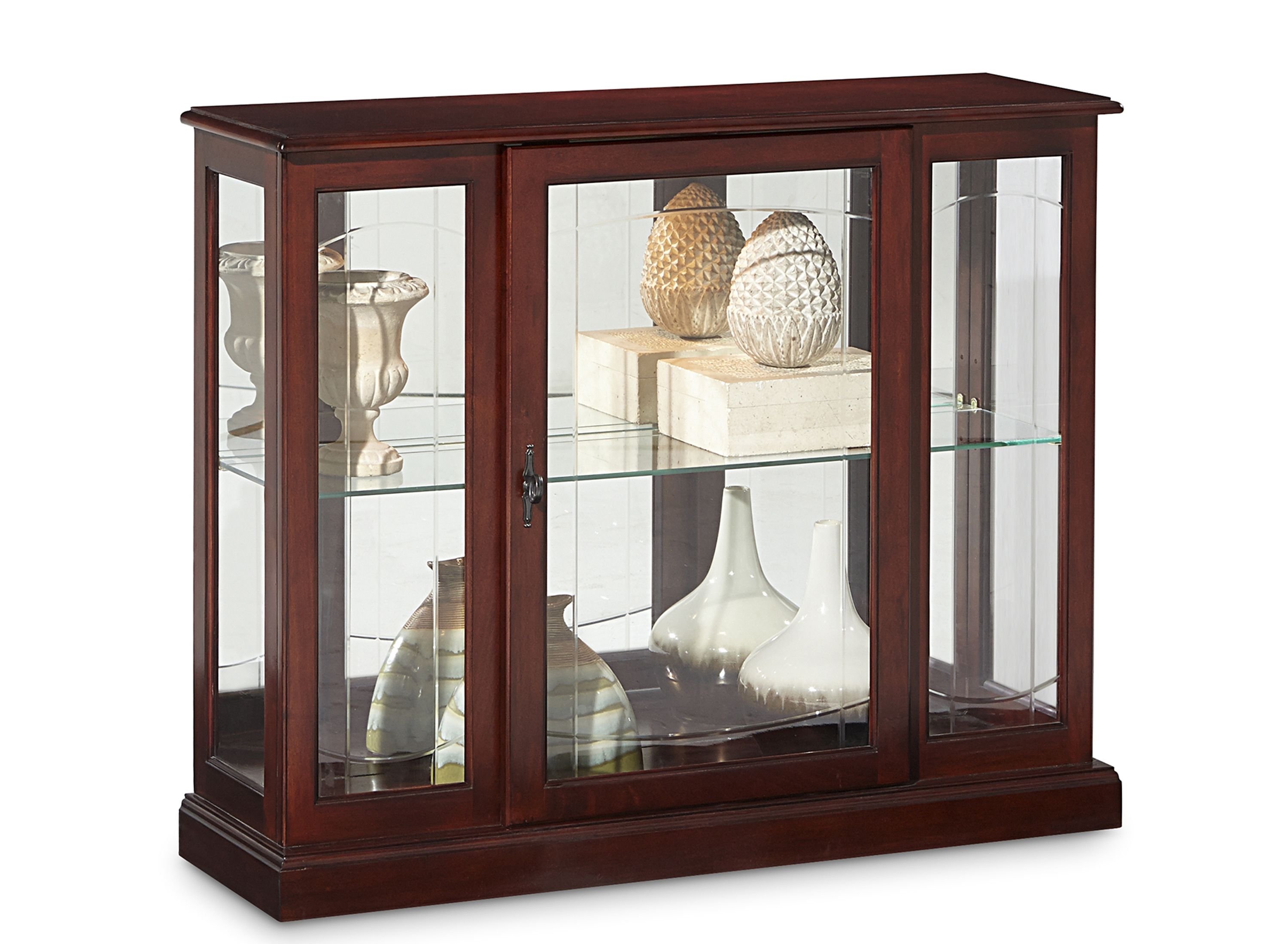 Pulaski Lighted Console Display Cabinet | Raymour & Flanigan