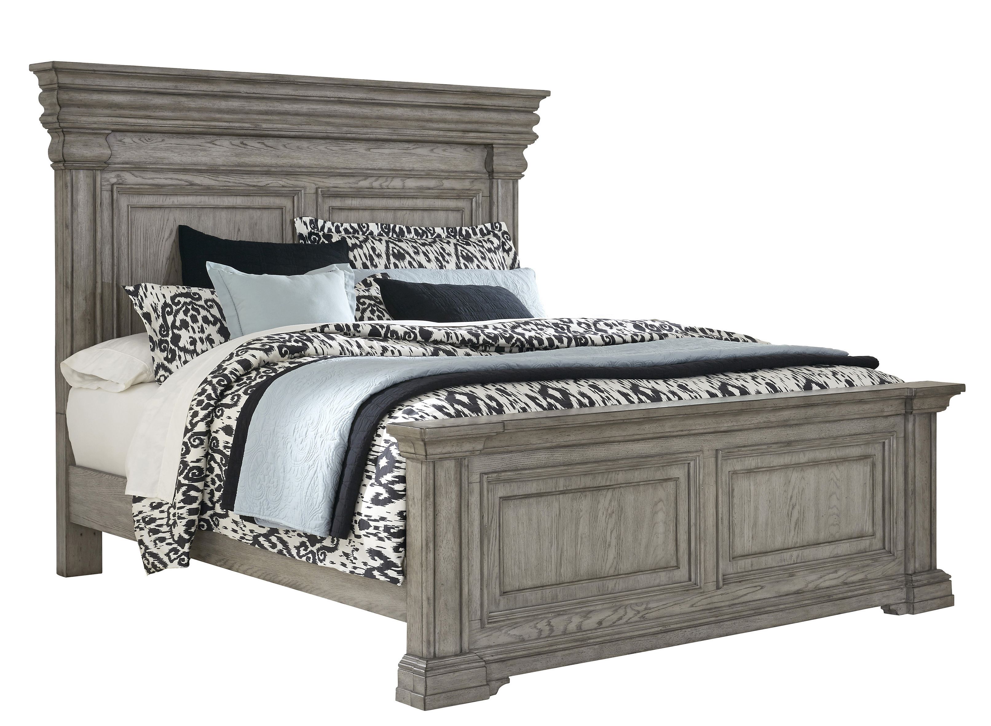 Madison Ridge Queen Panel Bed | Raymour & Flanigan