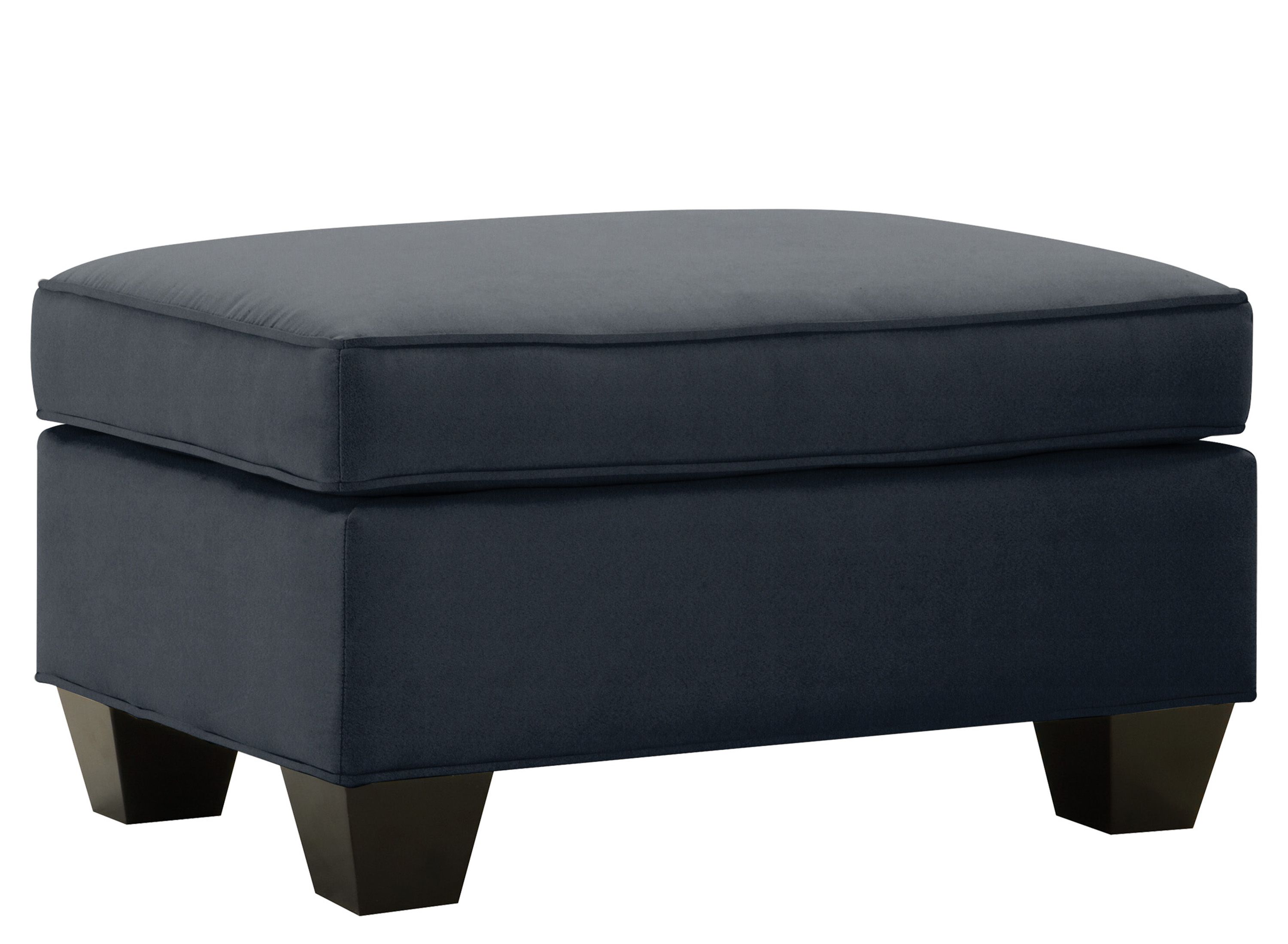 Briarwood Microfiber Ottoman | Raymour & Flanigan