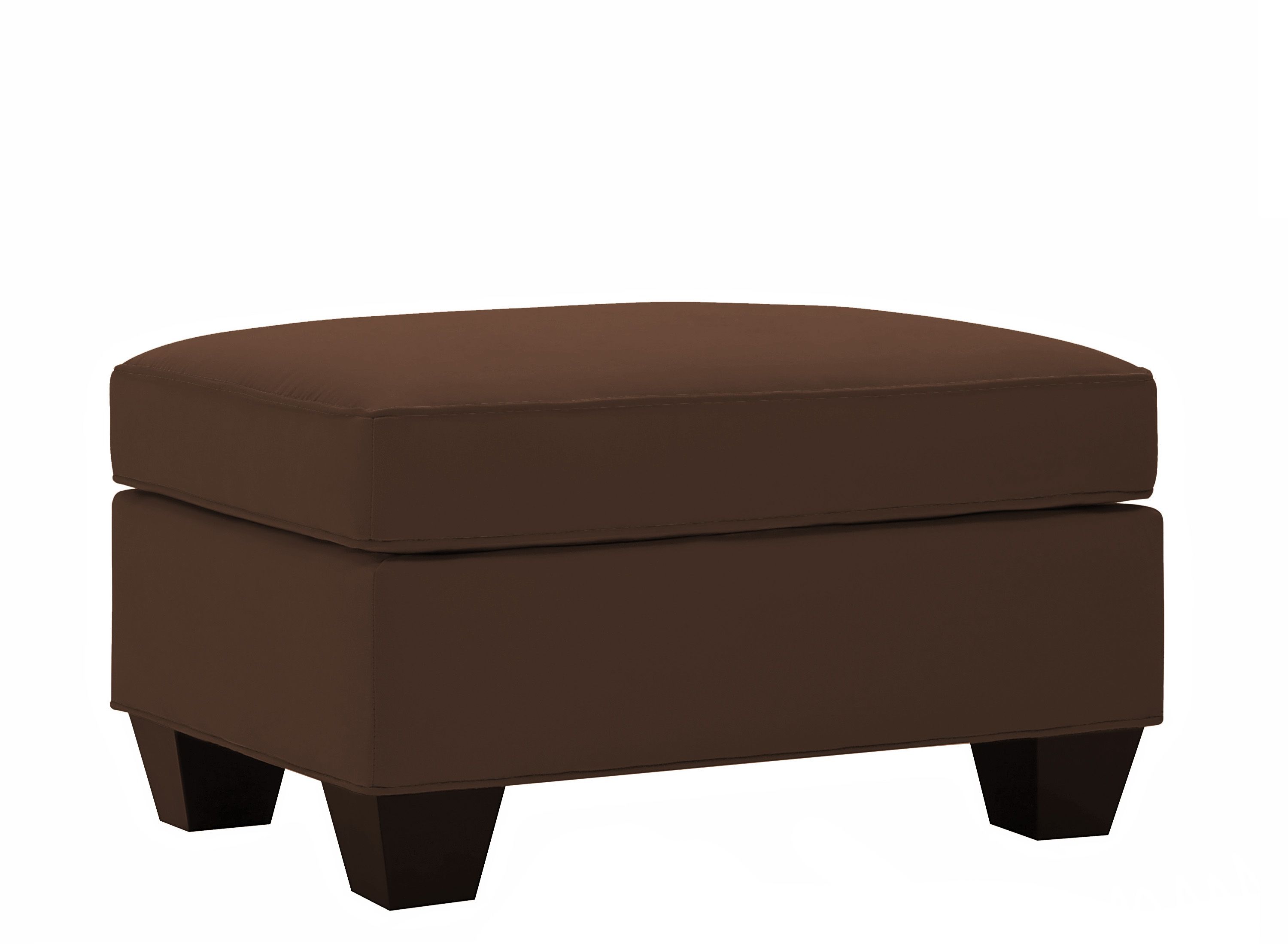 Briarwood Microfiber Ottoman | Raymour & Flanigan